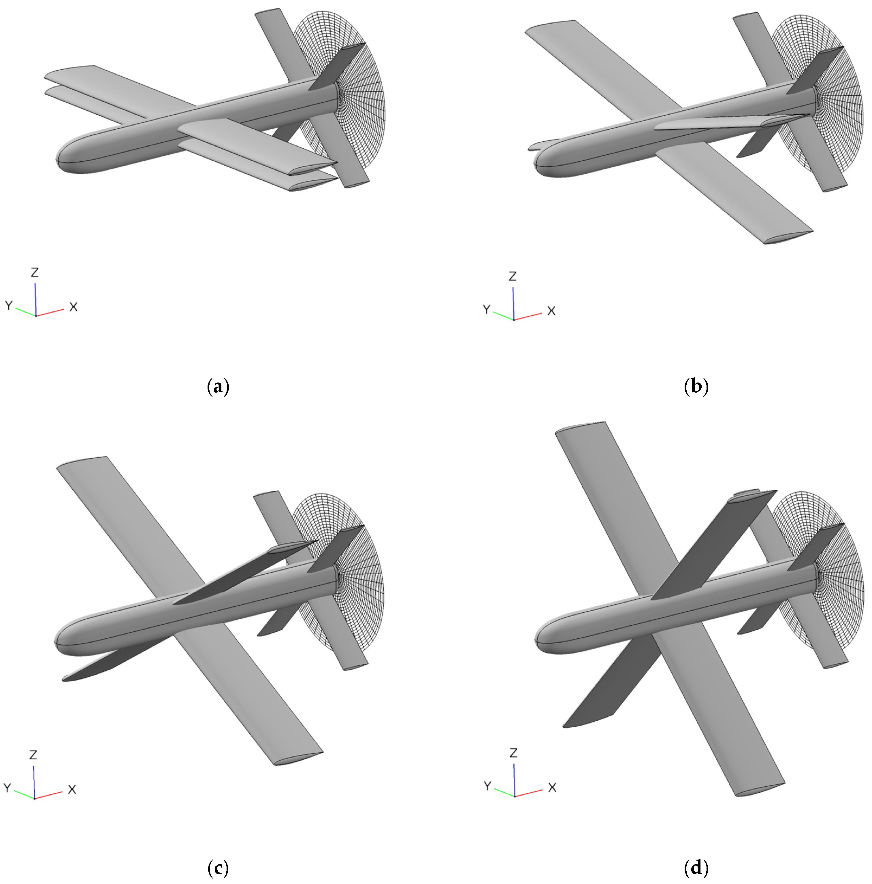 A CFD-Based Comparative Analysis of X-Wing Drone Performance with ...