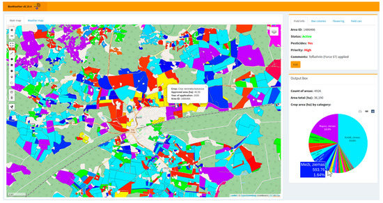GIS-Based Interactive Map to Improve Scheduling Beekeeping Activities