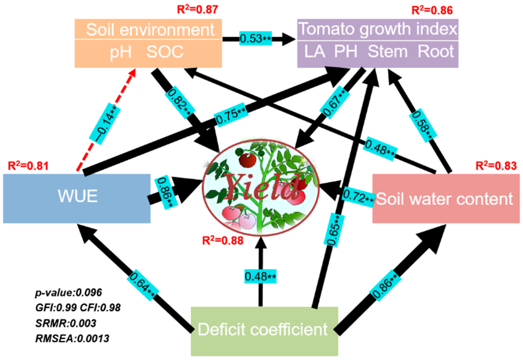 Responses of Tomato Growth and Soil Environment Properties to ...