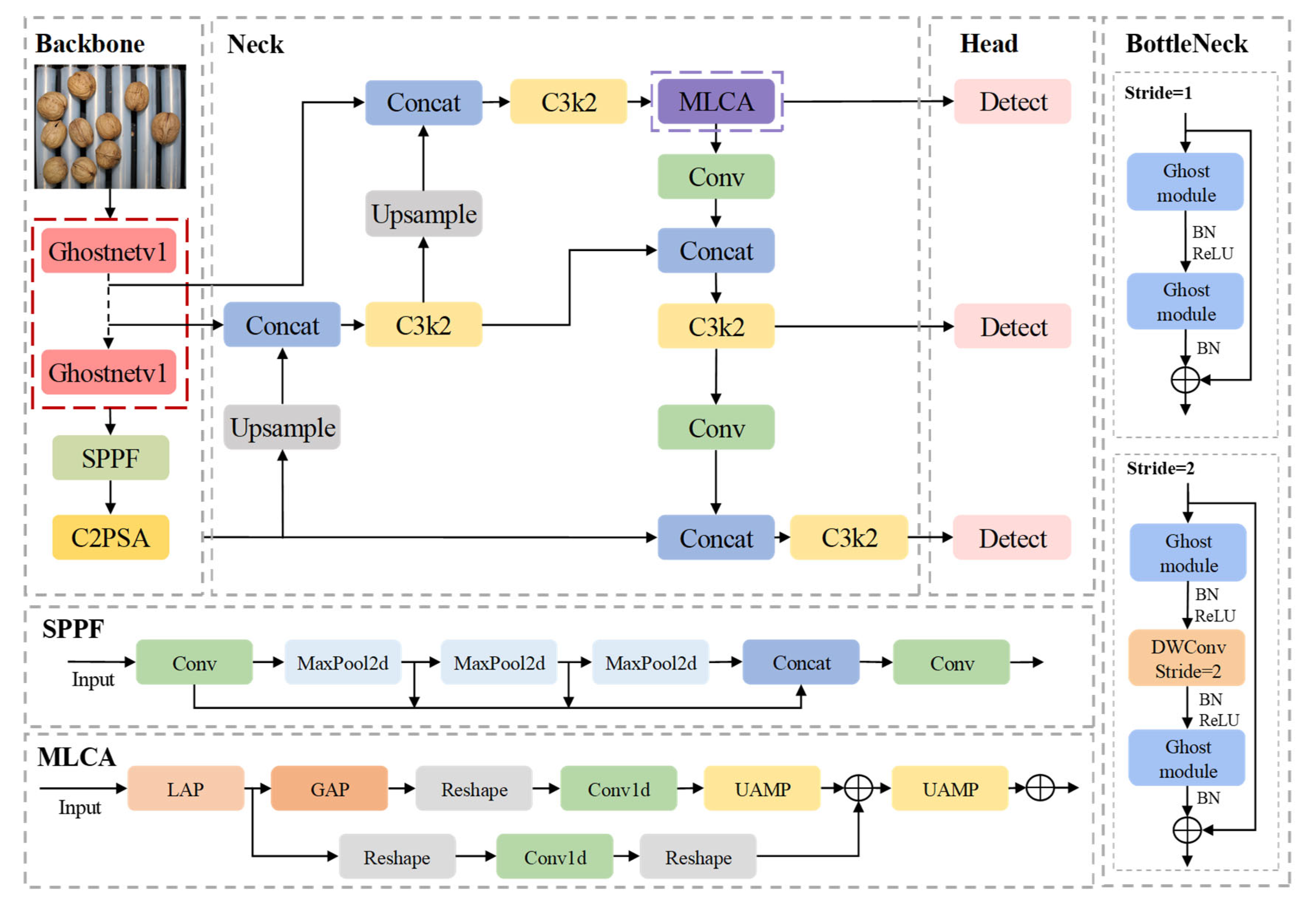 Walnut Surface Defect Classification and Detection Model Based on ...