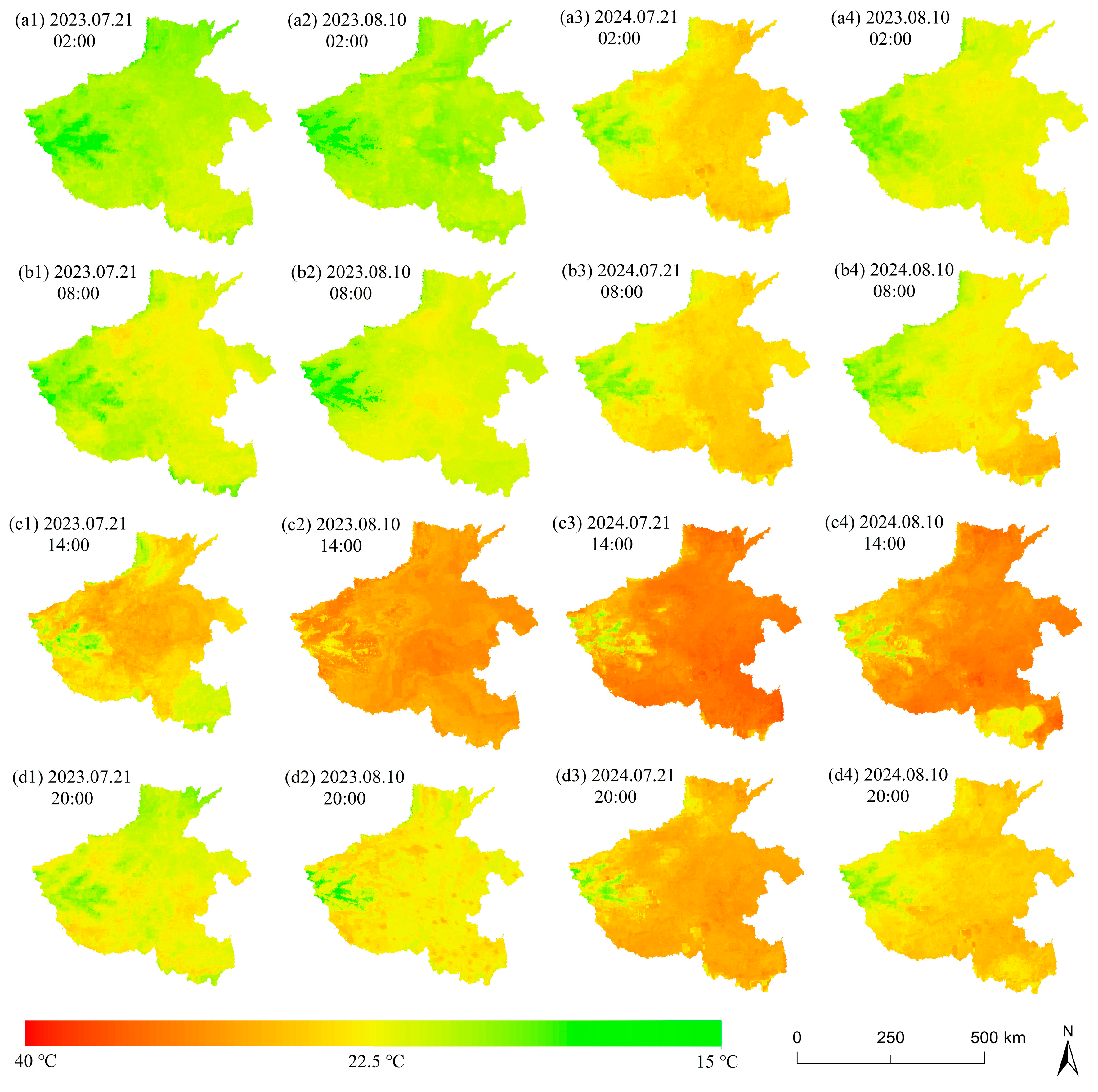 Multi-Source Monitoring of High-Temperature Heat Damage During Summer ...