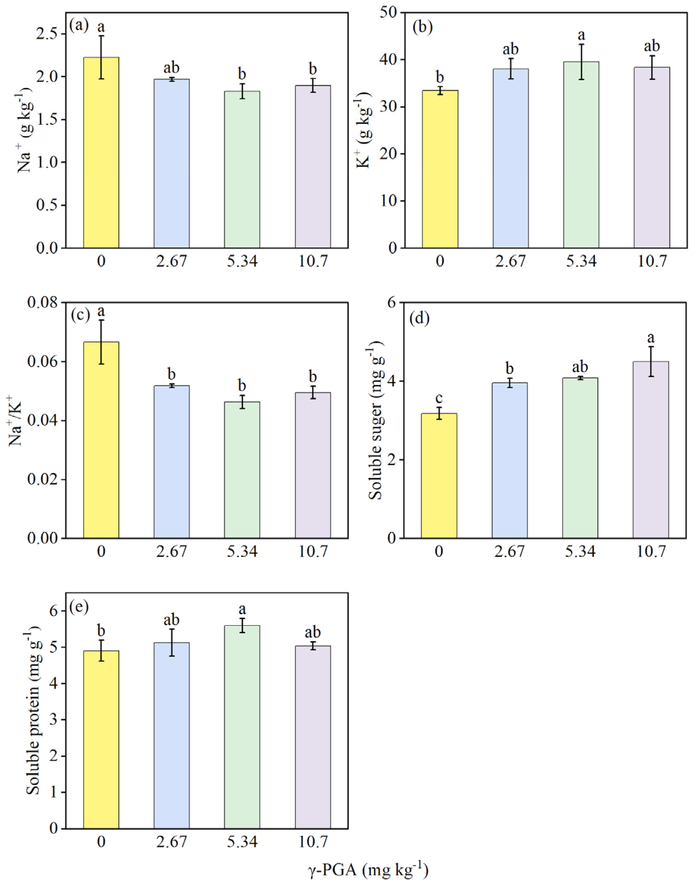 γ-PGA Enhances Zea mays L. Seedling Growth by Fertile Rhizosphere ...