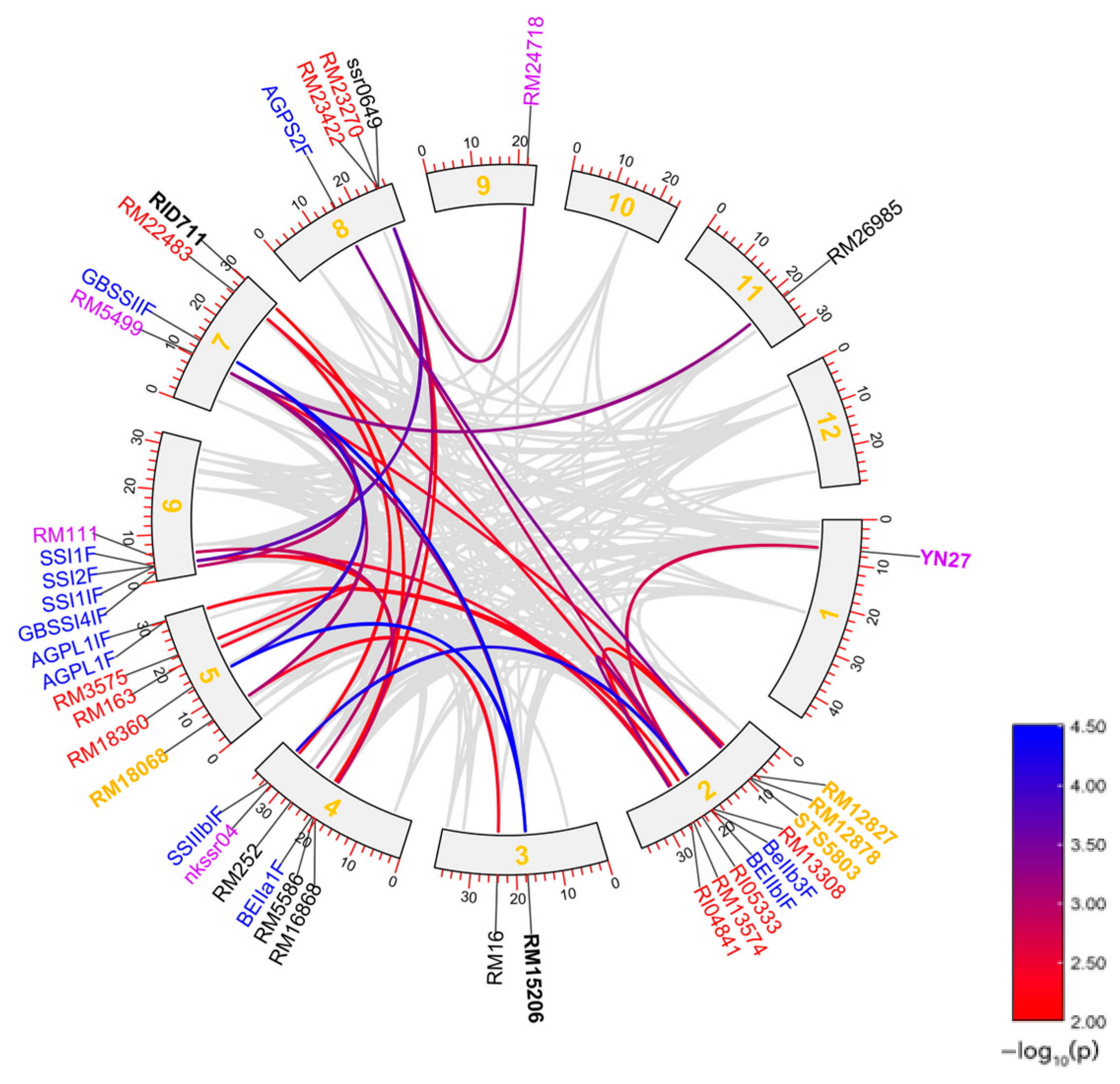 Epistasis Effects of Chalkiness and Application Using Marker-Assisted ...
