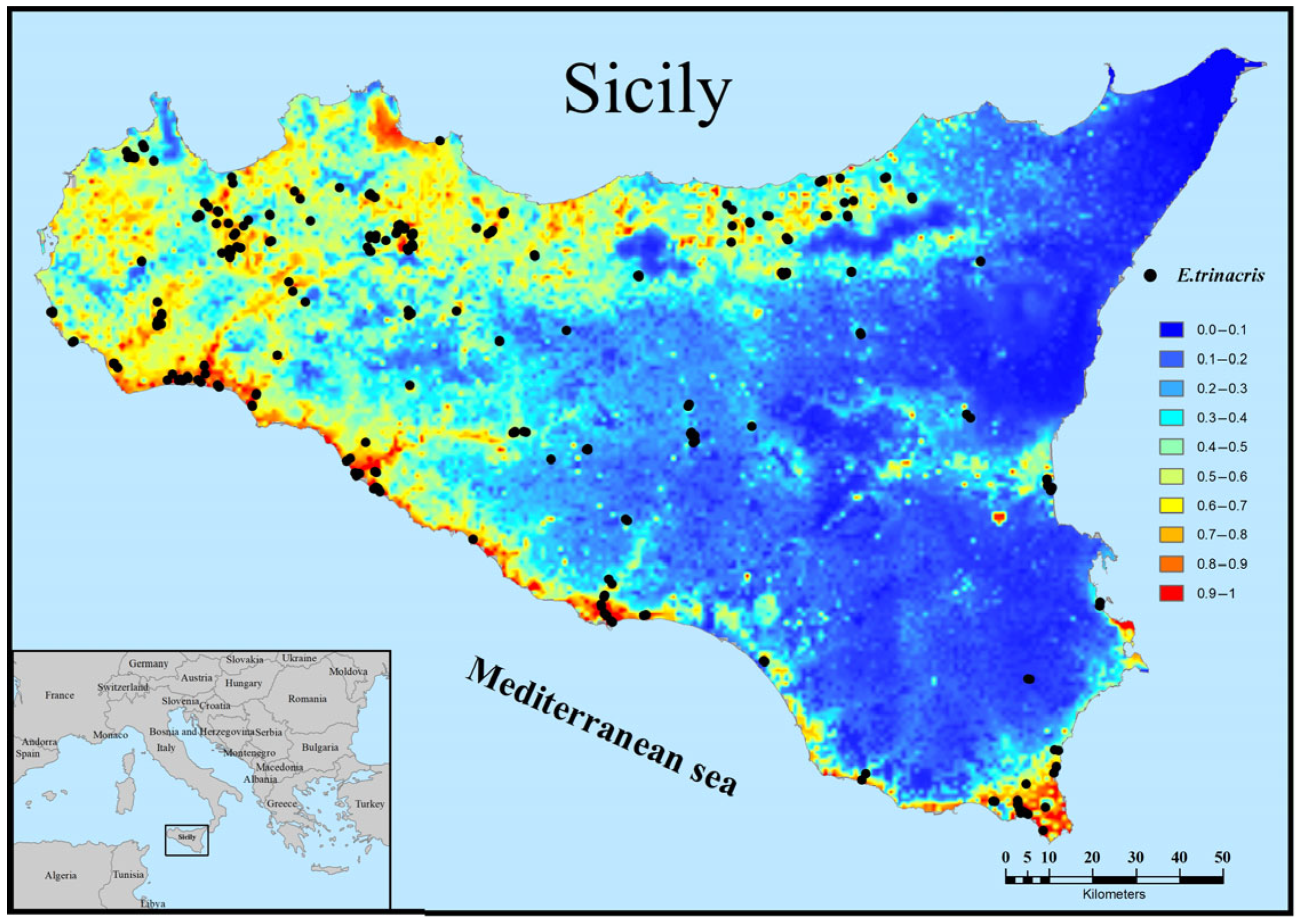 Environmental Suitability of the Sicilian Pond Turtle (Emys trinacris ...
