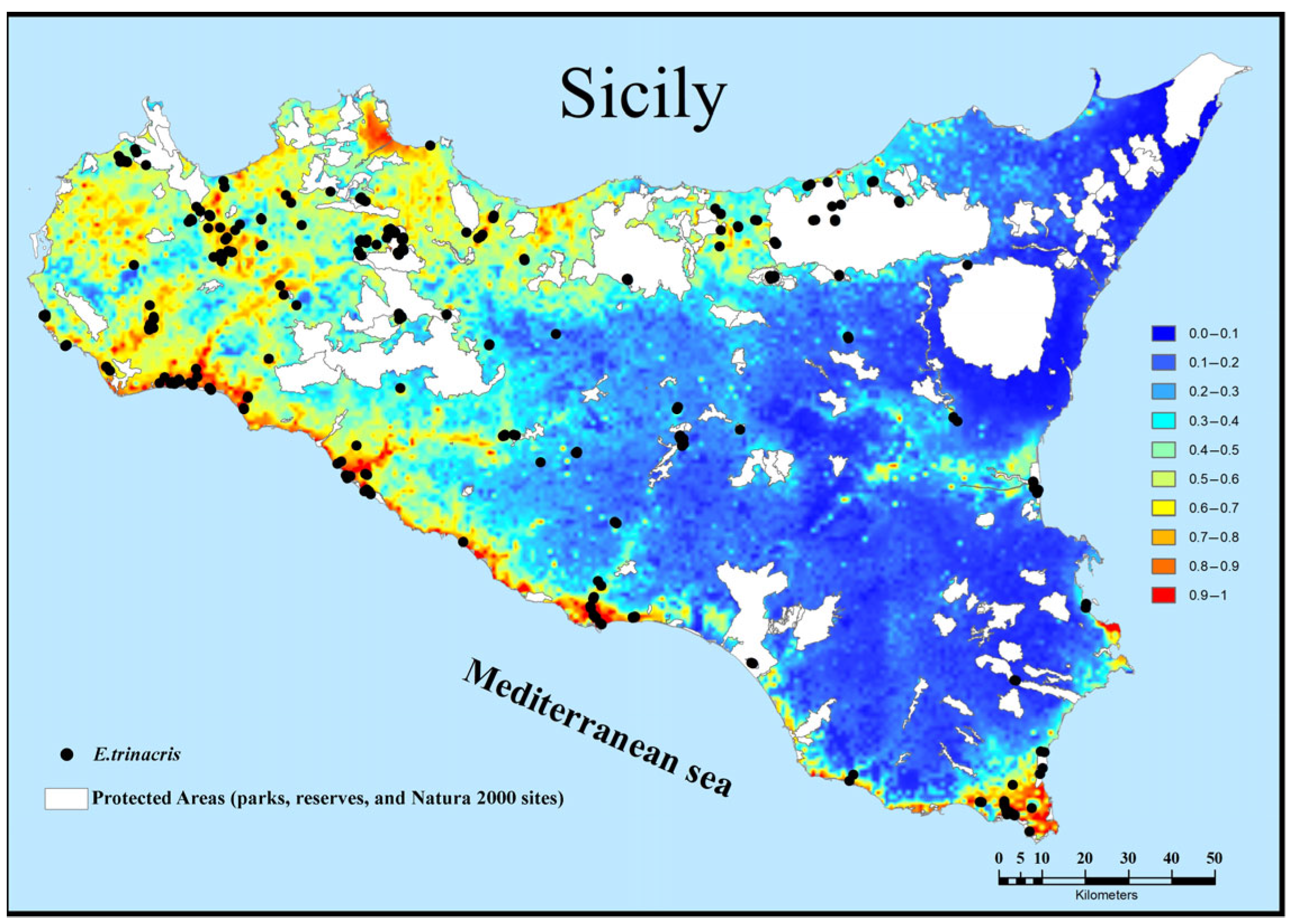 Environmental Suitability of the Sicilian Pond Turtle (Emys trinacris ...