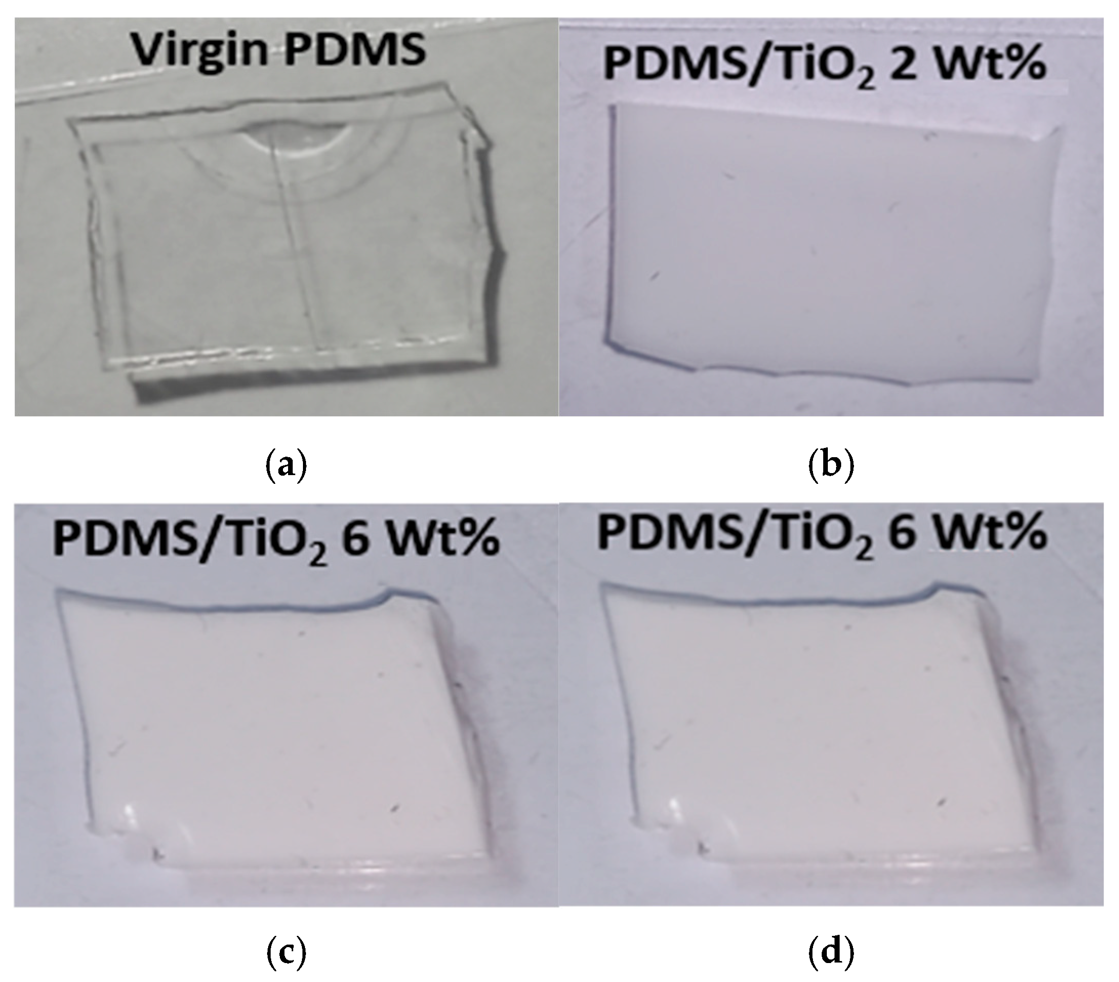 Structural Characterization and Photocatalytic Performance of PDMS/TiO2 ...