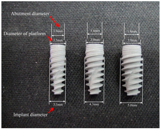 Biomechanical Effects of Diameters of Implant Body and Implant Platform ...