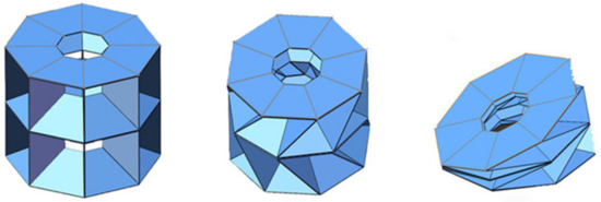 Design of an Origami Crawling Robot with Reconfigurable Sliding Feet