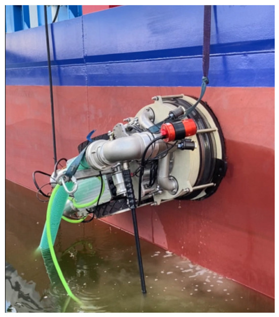 Algorithm for Determining the Position of a Ship Hull-Cleaning Robot