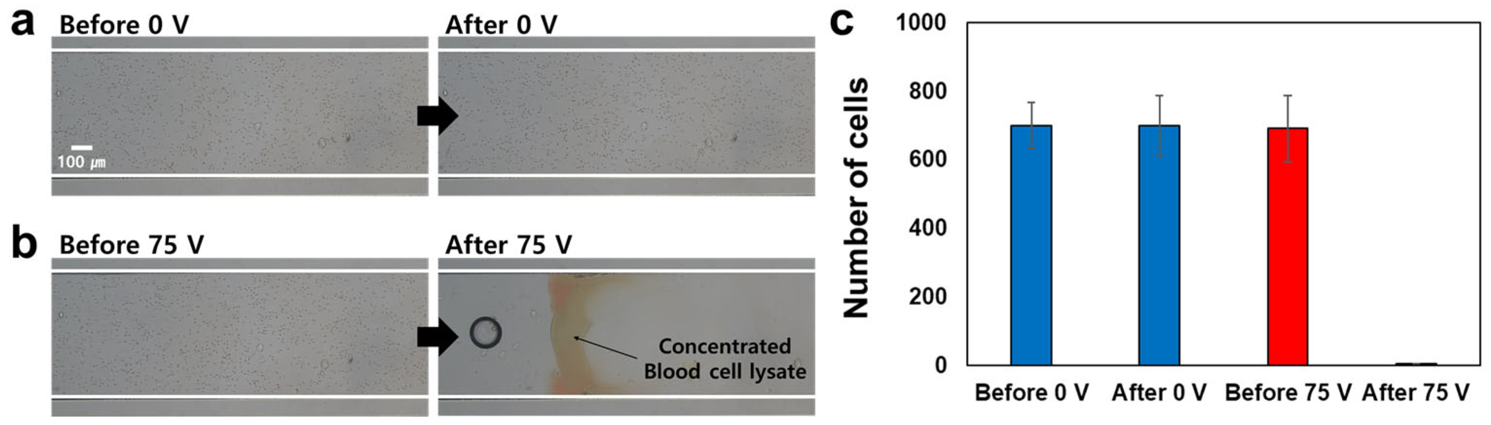 Chemical-Free Rapid Lysis of Blood Cells in a Microfluidic Device ...