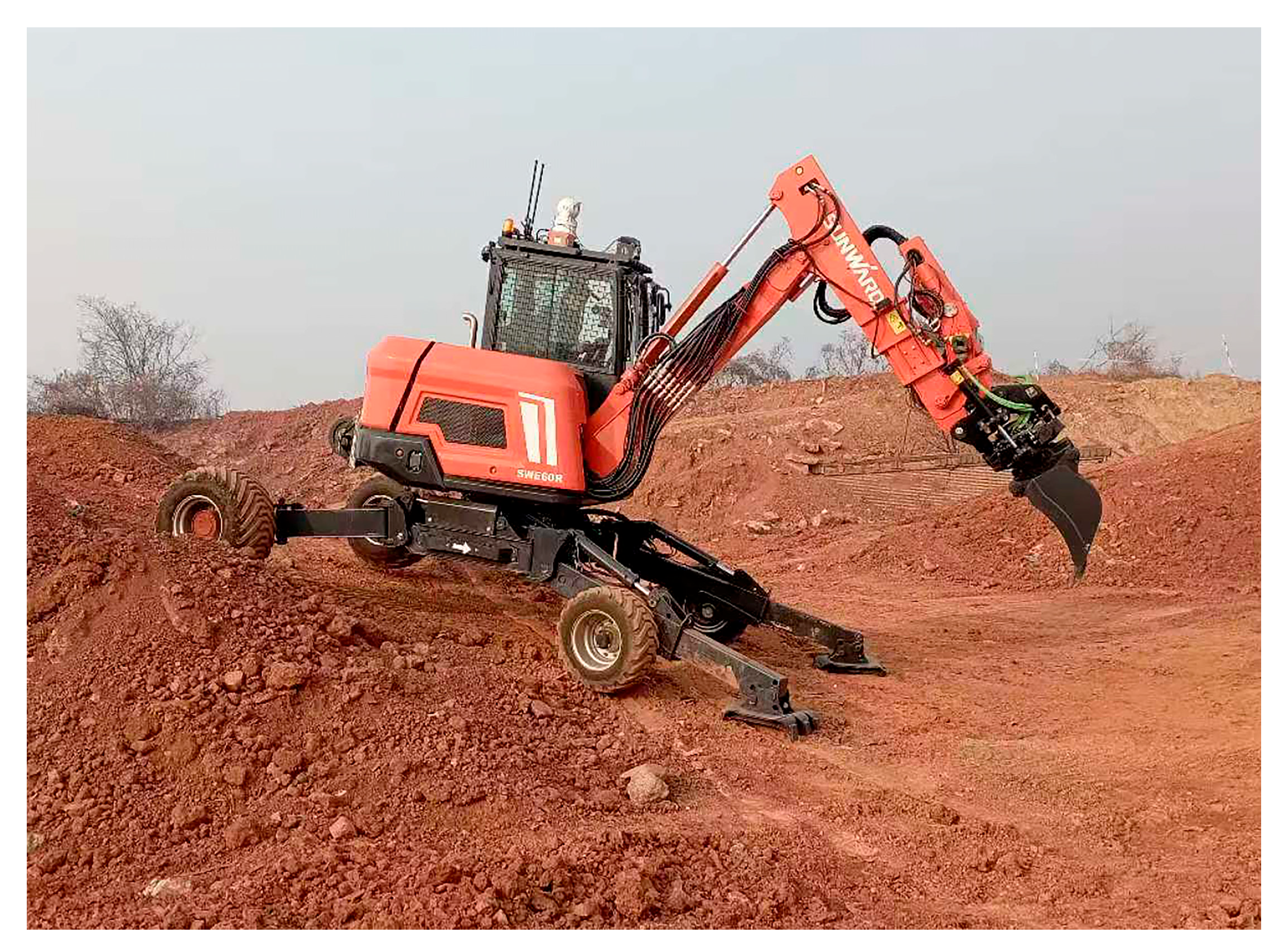 Balanced Walking Force Control for Walking Excavators Based on Dual ...