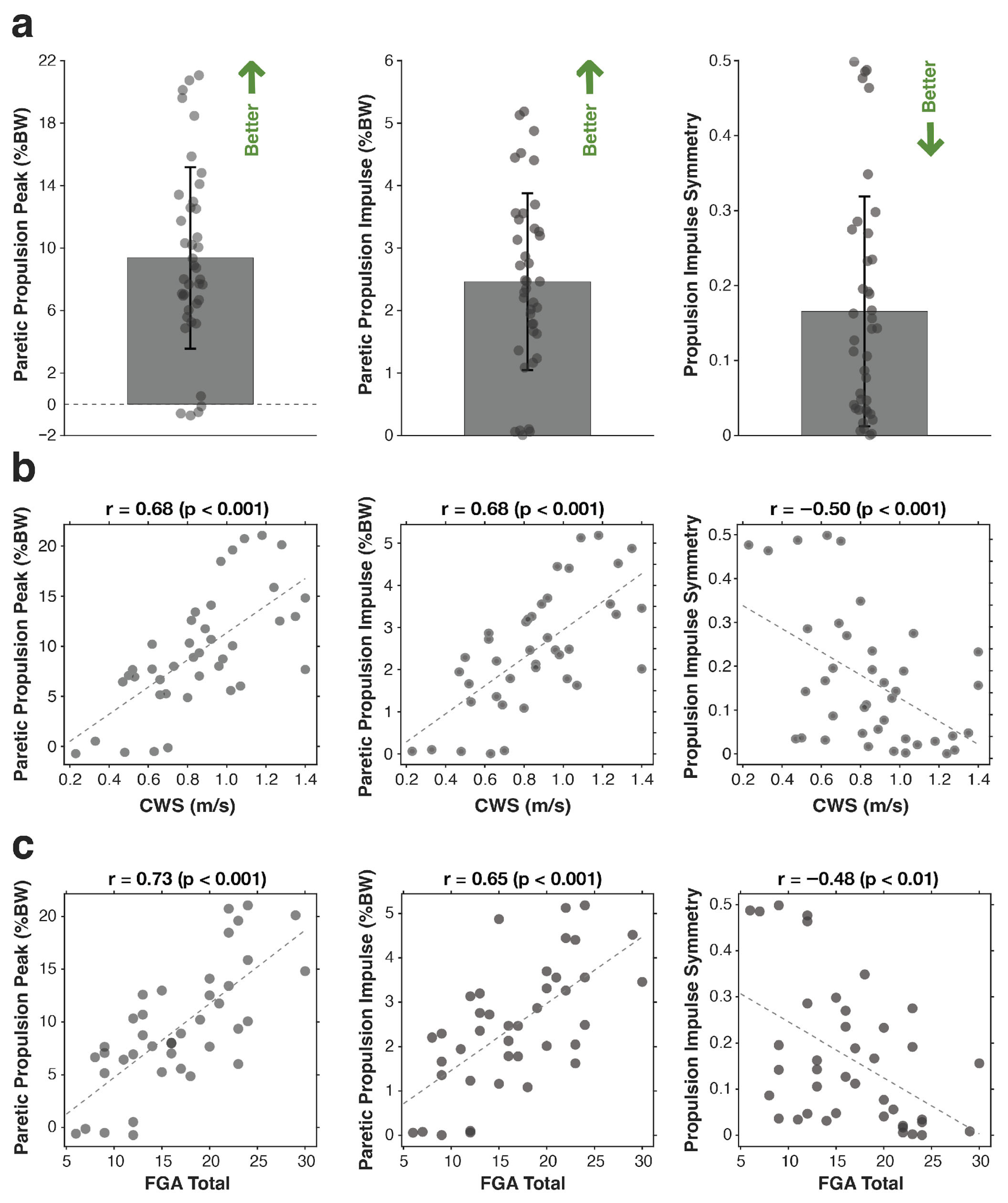 Classifying Post-Stroke Gait Propulsion Impairment Beyond Walking Speed ...