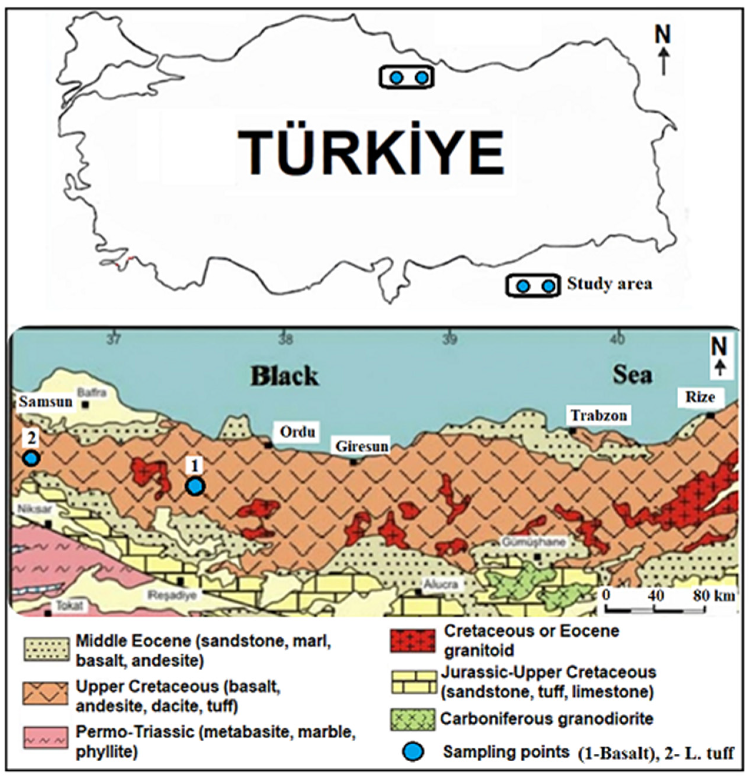 Variability of Schmidt Rebound Values in Volcanic Rocks (Basalt and ...