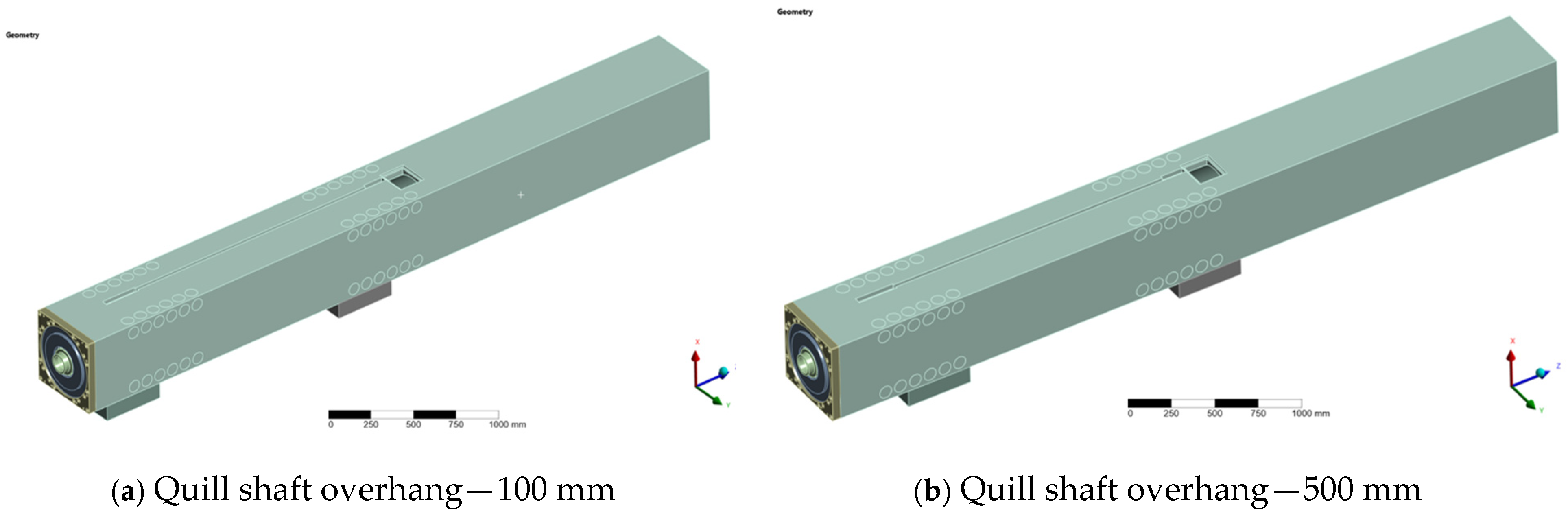 Hybrid Quill Shaft for a Multifunctional Portal Machine Tool Centre