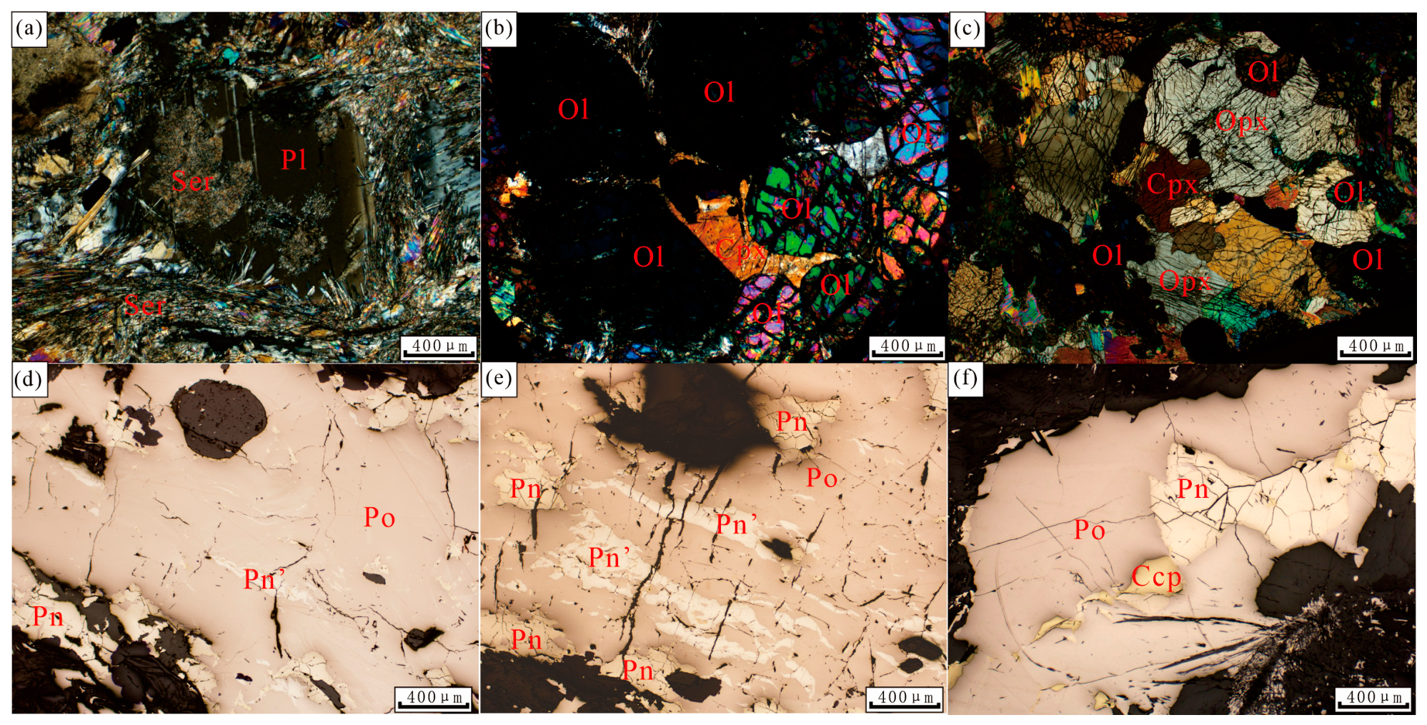 Magma Petrogenesis and Evolution of Ultramafic Rocks in the Daaobaogou ...