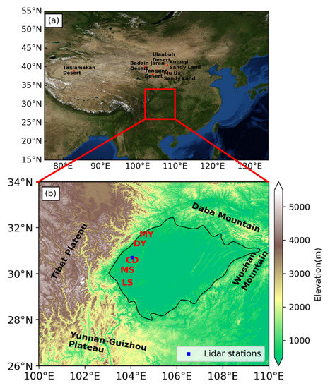 The Role of Cloud in the Transportation of Dust into Basin Area: A Case ...