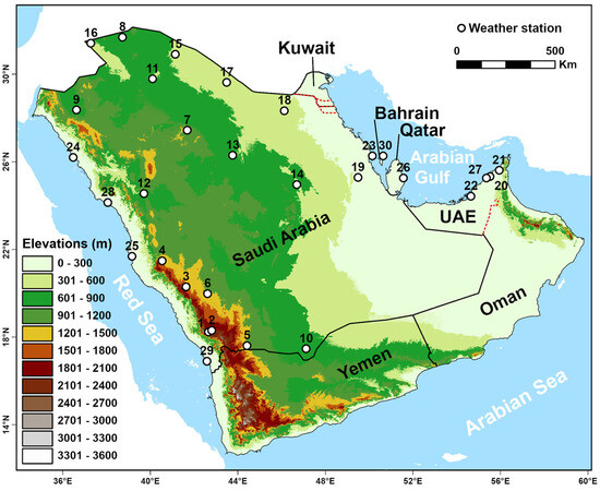 Climatology and Changes in Temperature Seasonality in the Arabian Peninsula