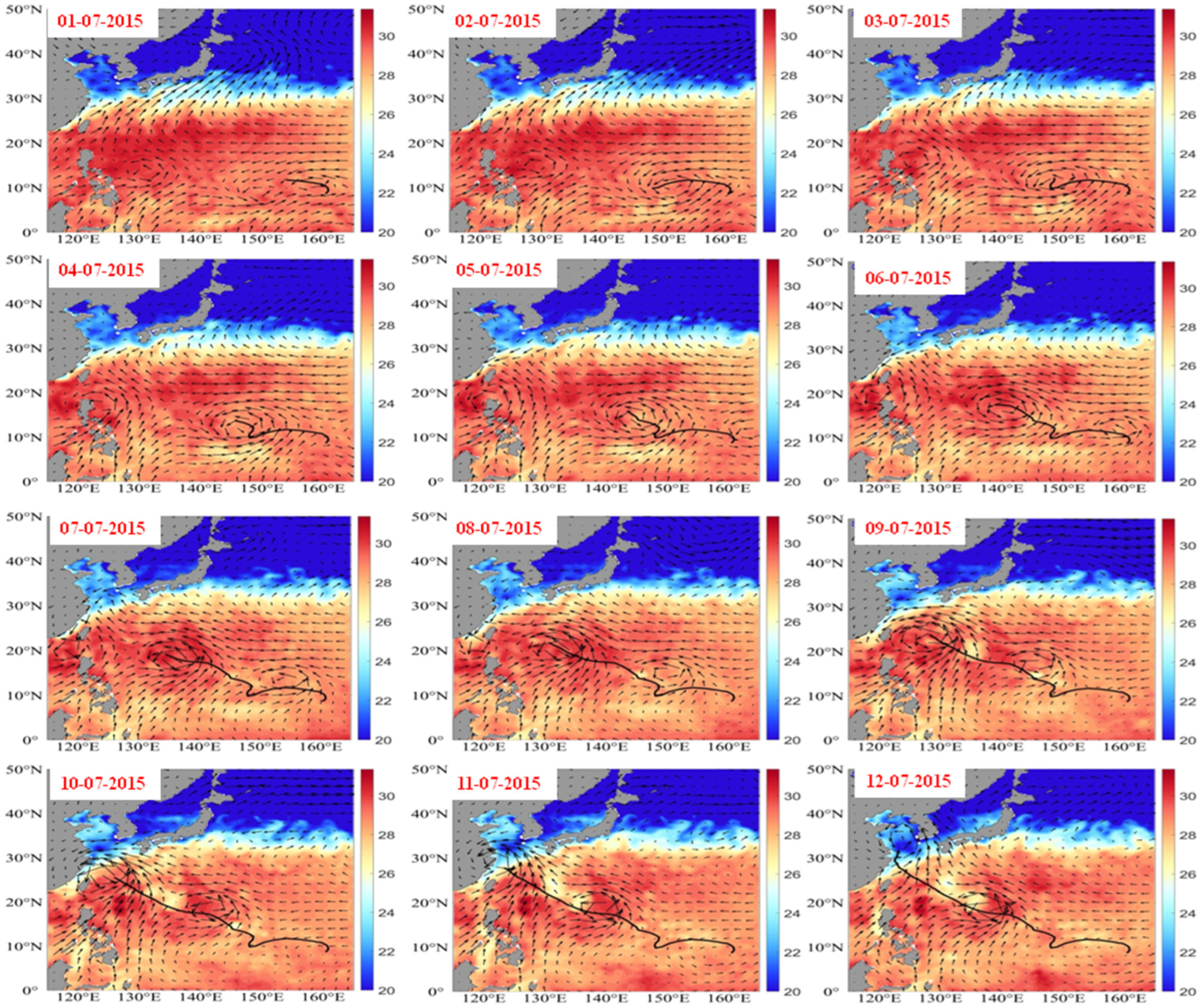 Dynamic Ocean–Atmosphere Processes of Typhoon Chan-Hom and Their Impact ...