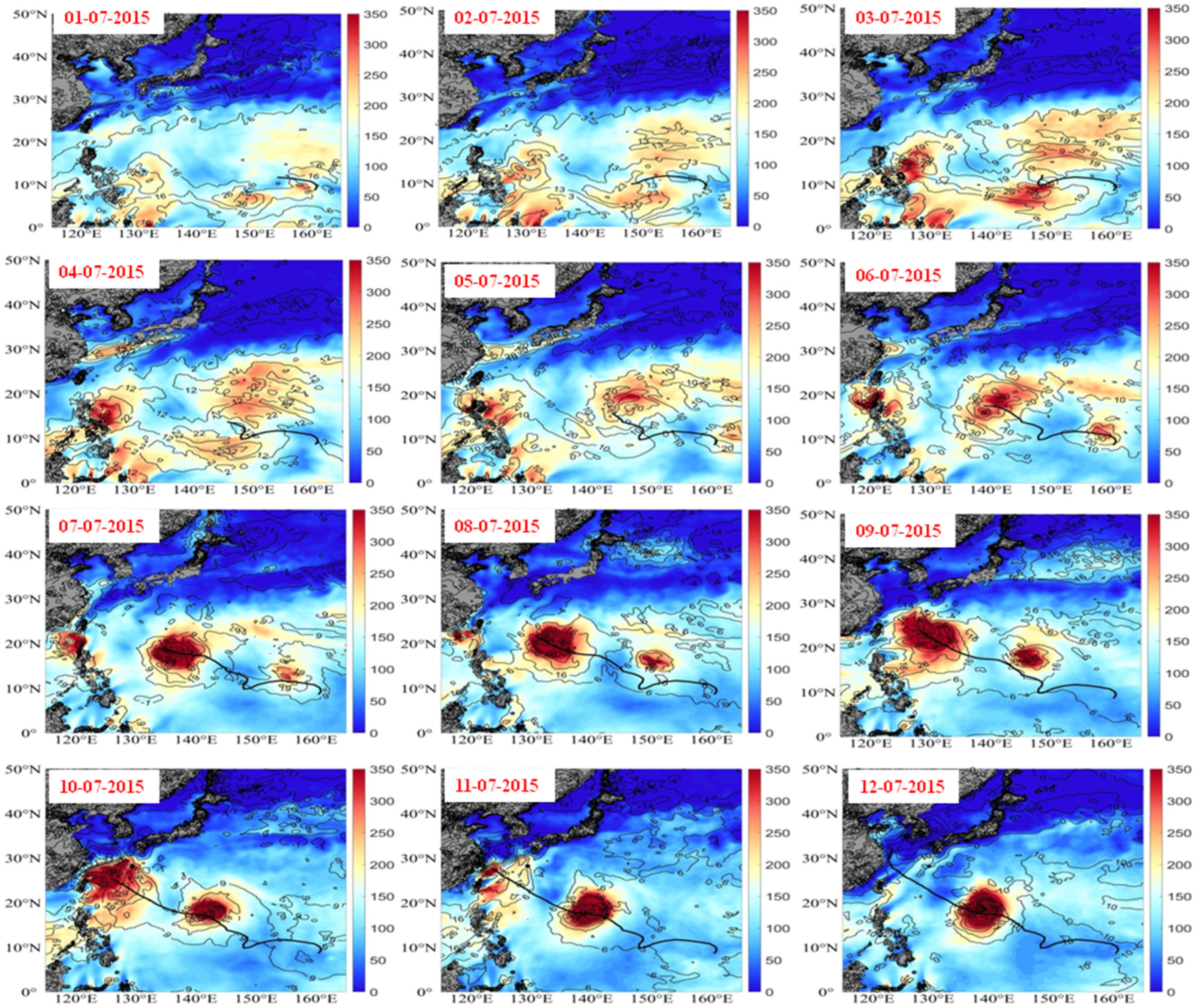 Dynamic Ocean–Atmosphere Processes of Typhoon Chan-Hom and Their Impact ...