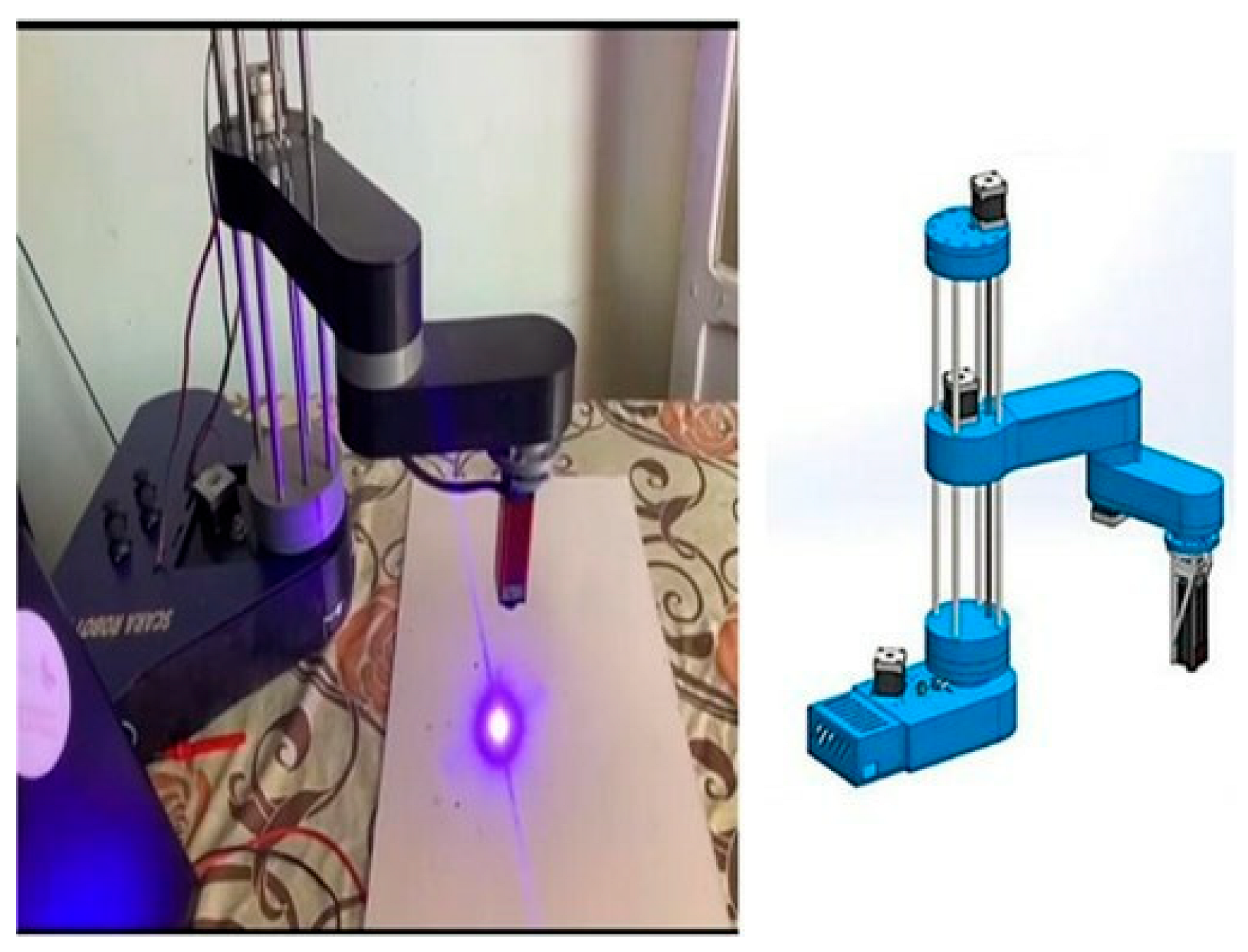 A Smart Four-DOF SCARA Robot: Design, Kinematic Modeling, and Machine ...