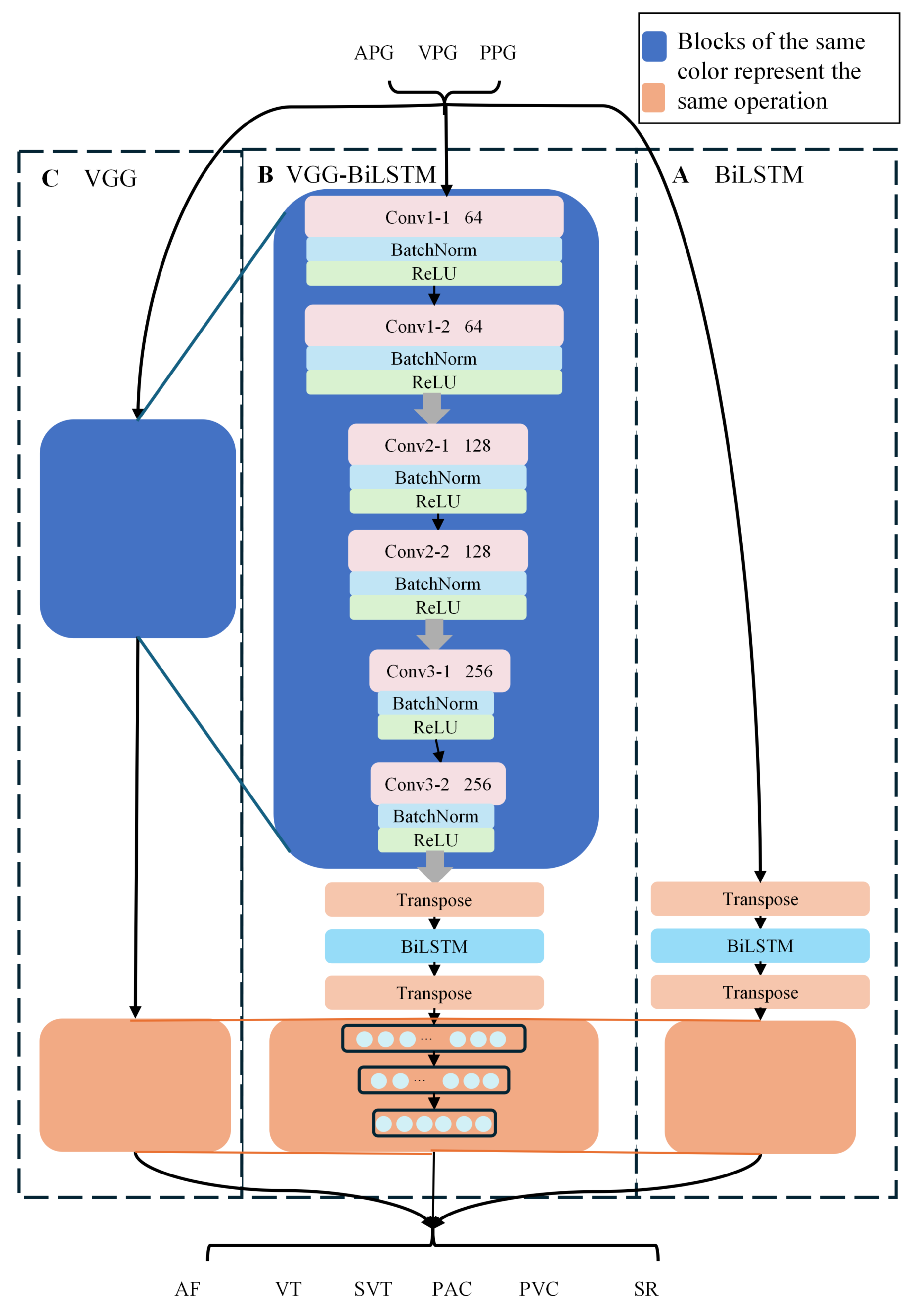 Multi-Class Arrhythmia Detection from PPG Signals Based on VGG-BiLSTM ...