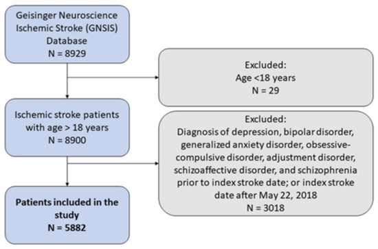 Predictors of Post-Stroke Depression: A Retrospective Cohort Study