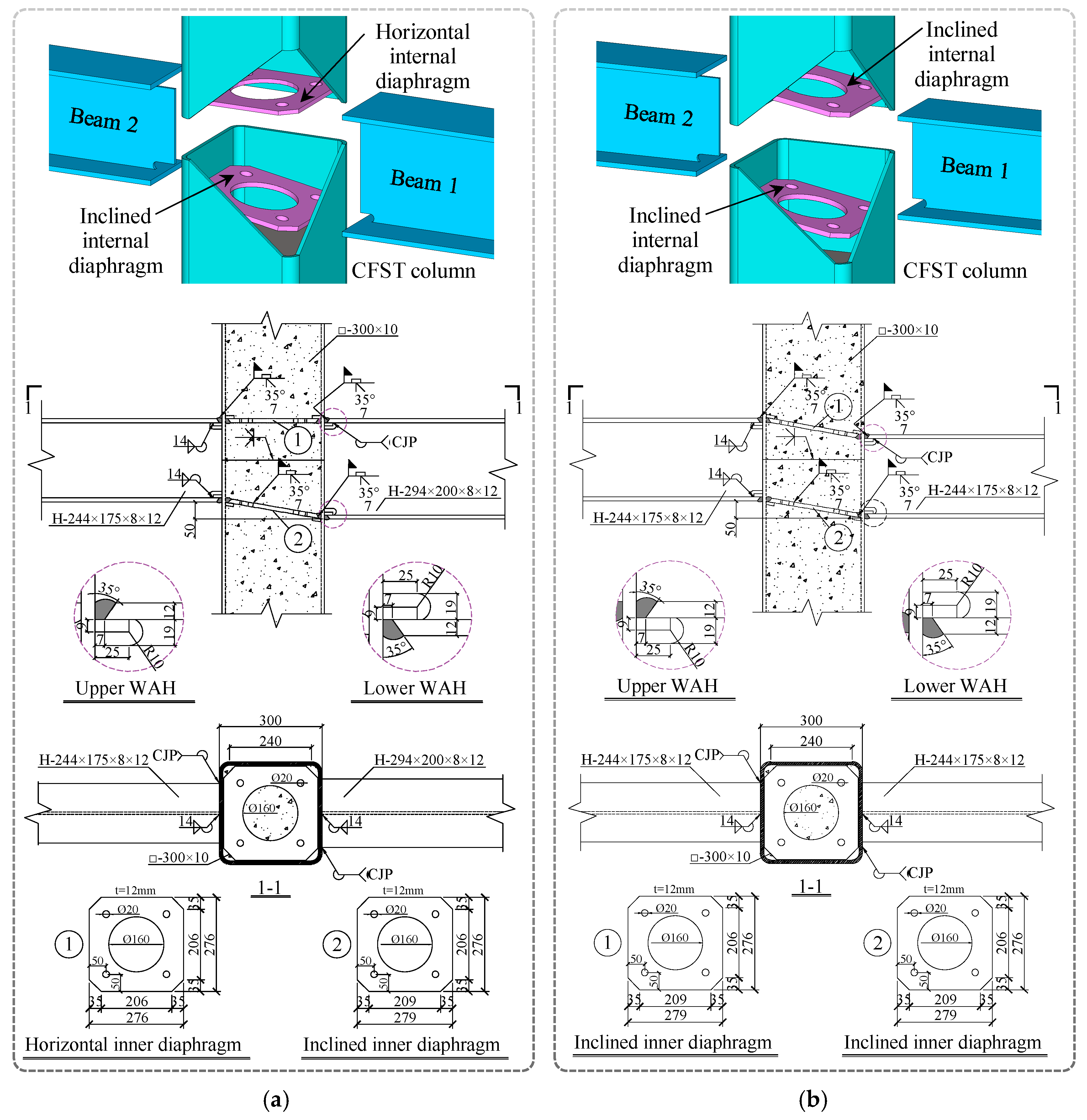 Numerical Study and Design Method of Irregular Steel Beam-to-CFST ...