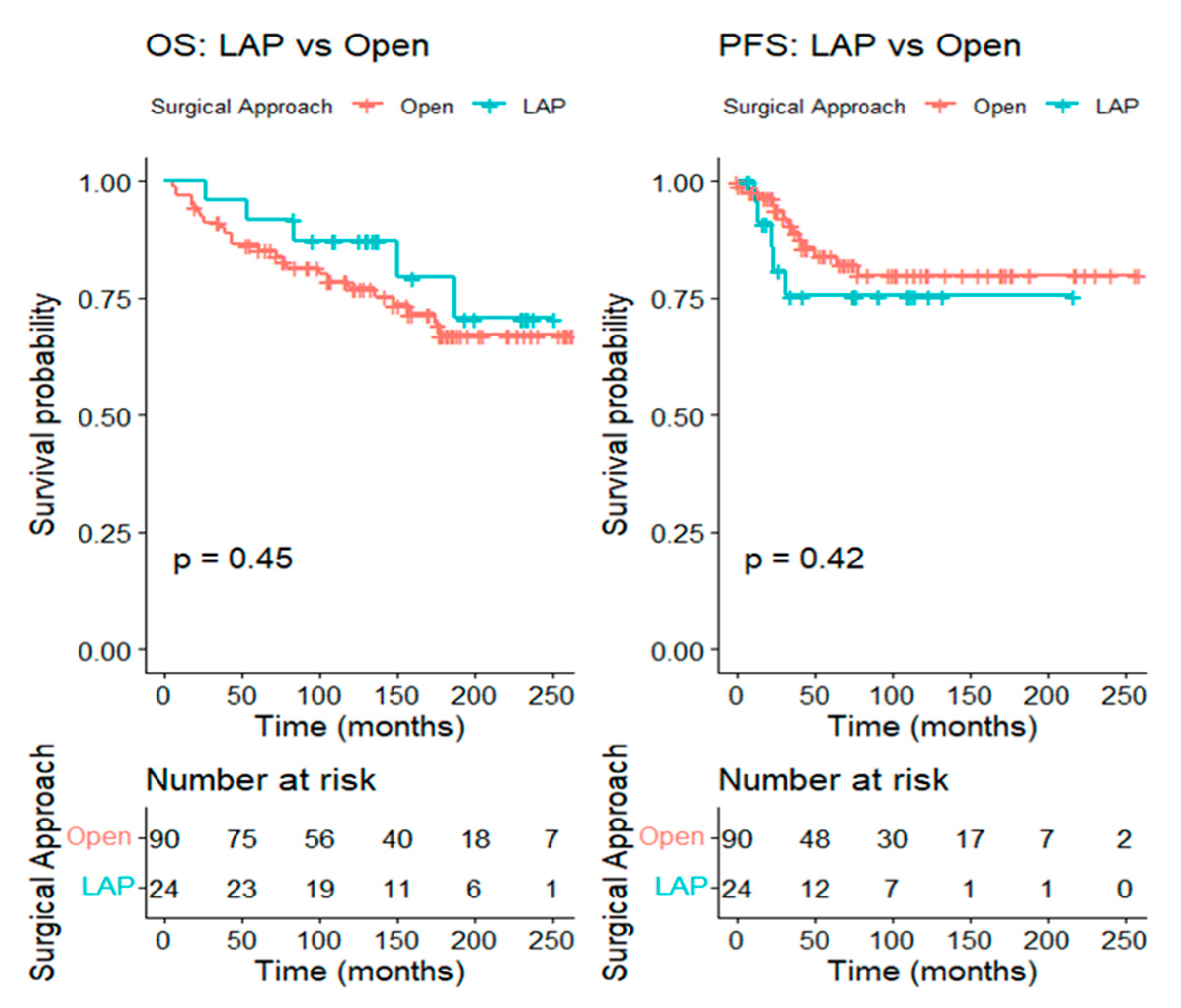 Long-Term Oncological Outcomes of Laparoscopic Versus Open Radical ...