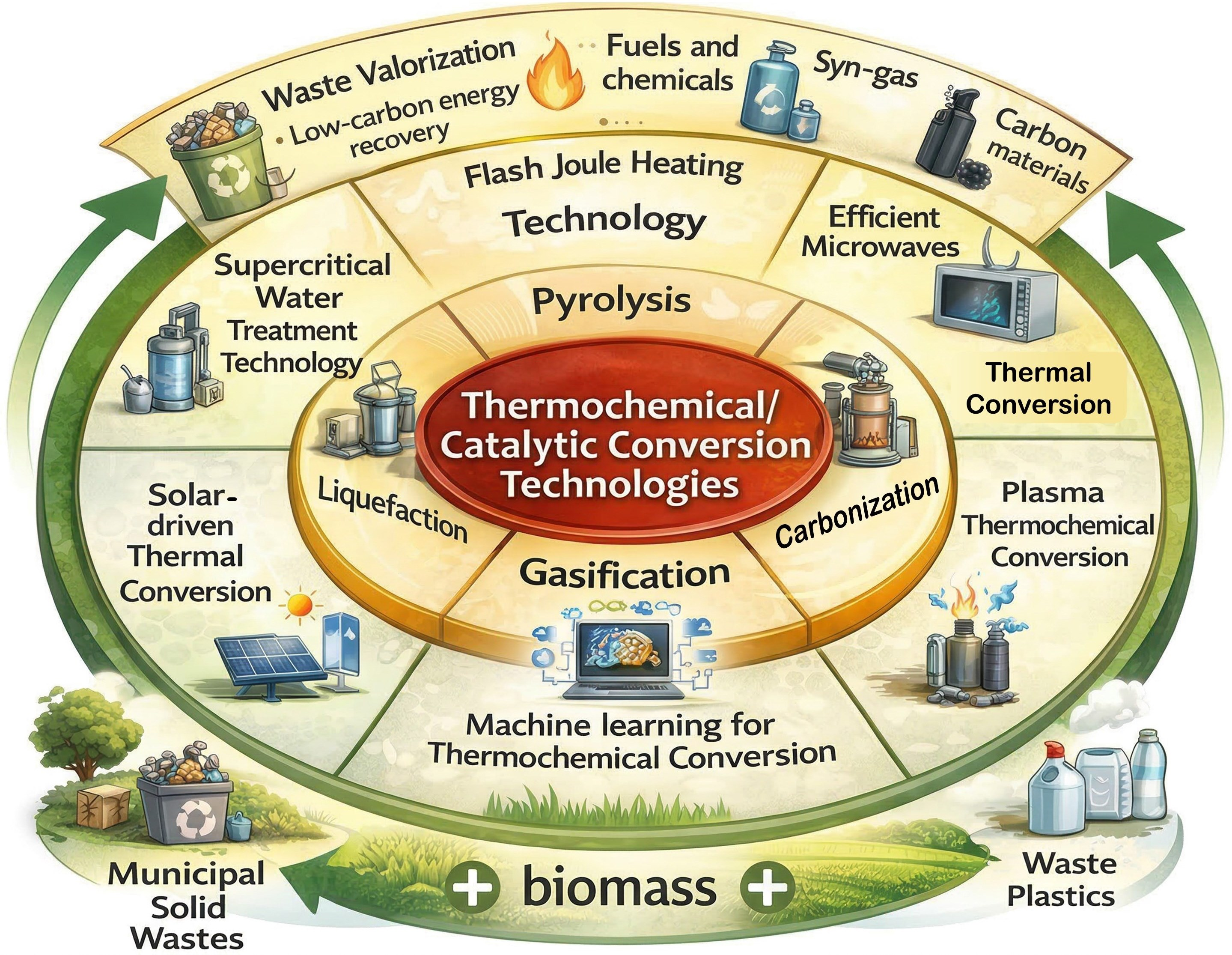 Advances in Thermochemical/Catalytic Conversion Technologies for Co ...