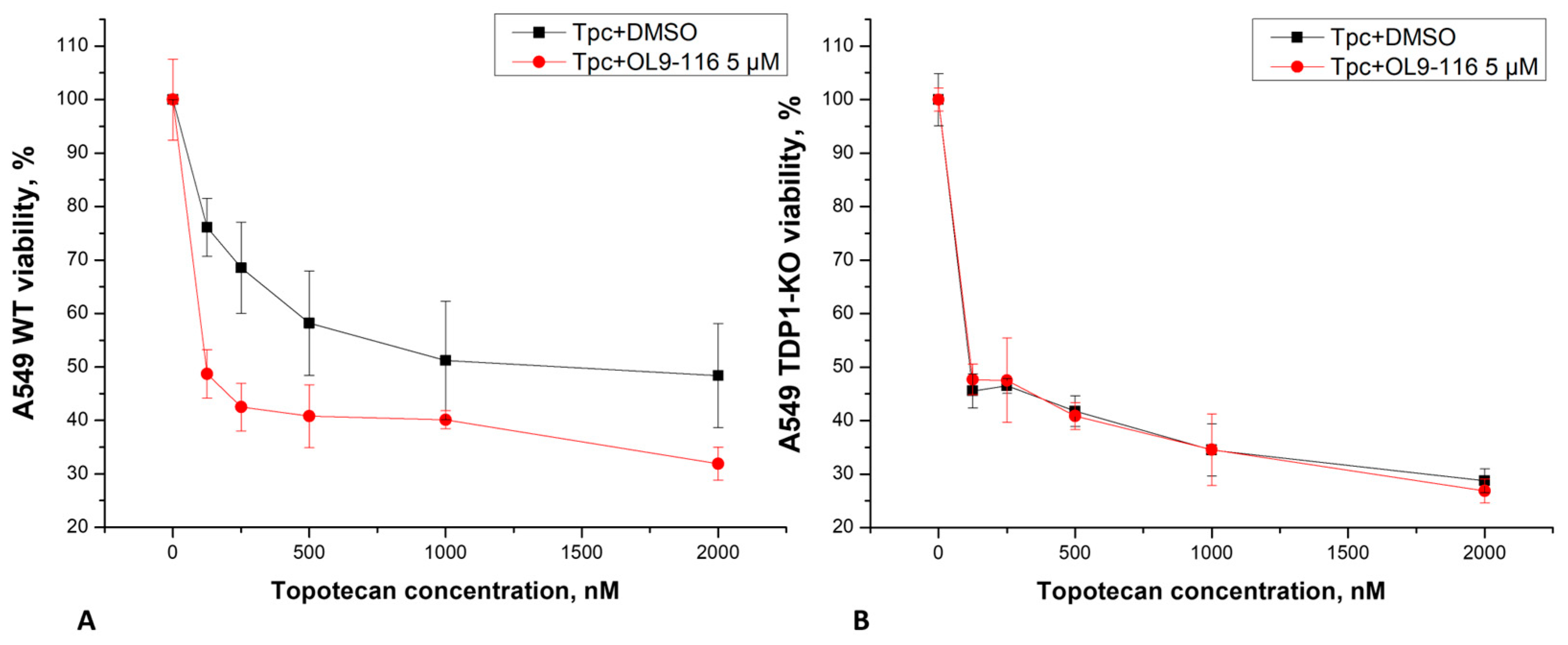 The Influence of TDP1 Inhibitor Usnic Acid Derivative OL9-116 on the ...