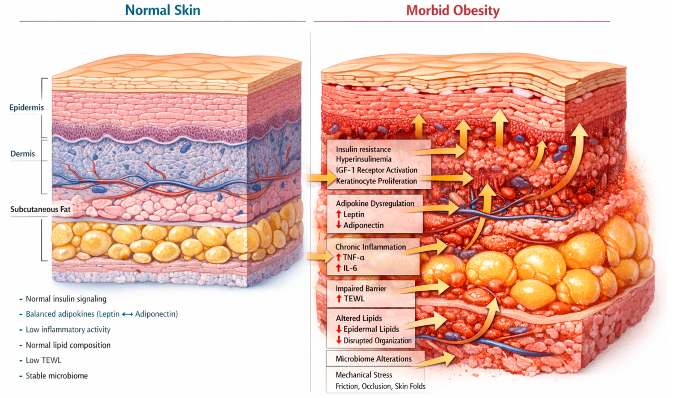 Skin as a Metabolic Organ: Dermatologic Markers of Morbid Obesity and ...