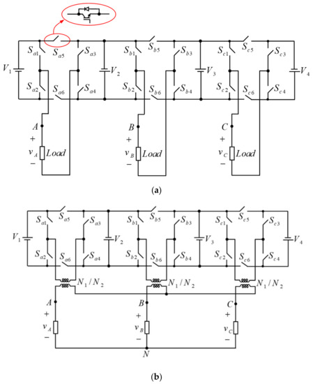 Modified Topology for Three-Phase Multilevel Inverters Based on a ...