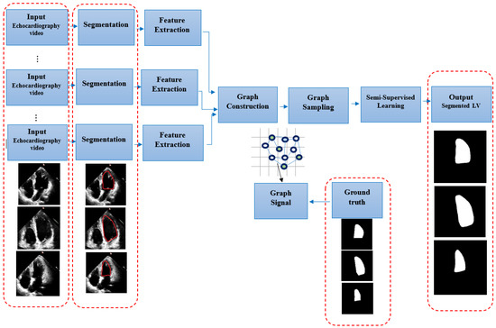 Semi-Supervised Segmentation of Echocardiography Videos Using Graph ...