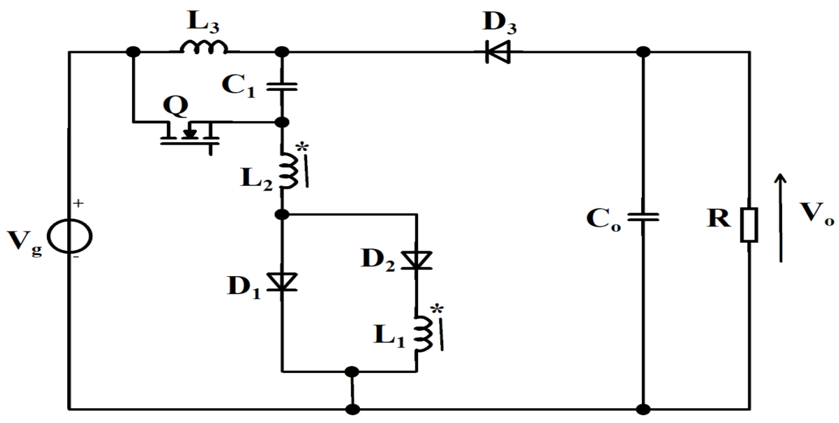 High Step-Up Buck–Boost Converter with Coupled Inductors