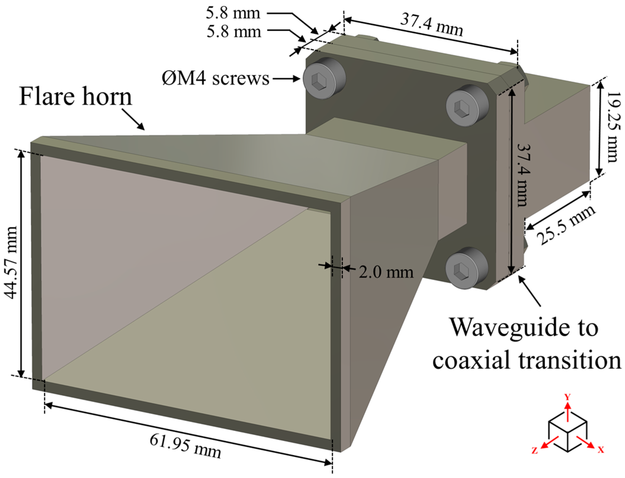 Selective Laser Melting of 316L WR-90 Waveguide Horn Antennas ...