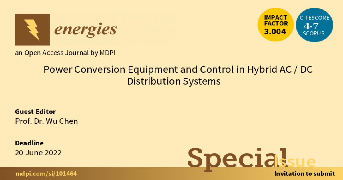 Power Conversion Equipment and Control in Hybrid AC/DC Distribution ...
