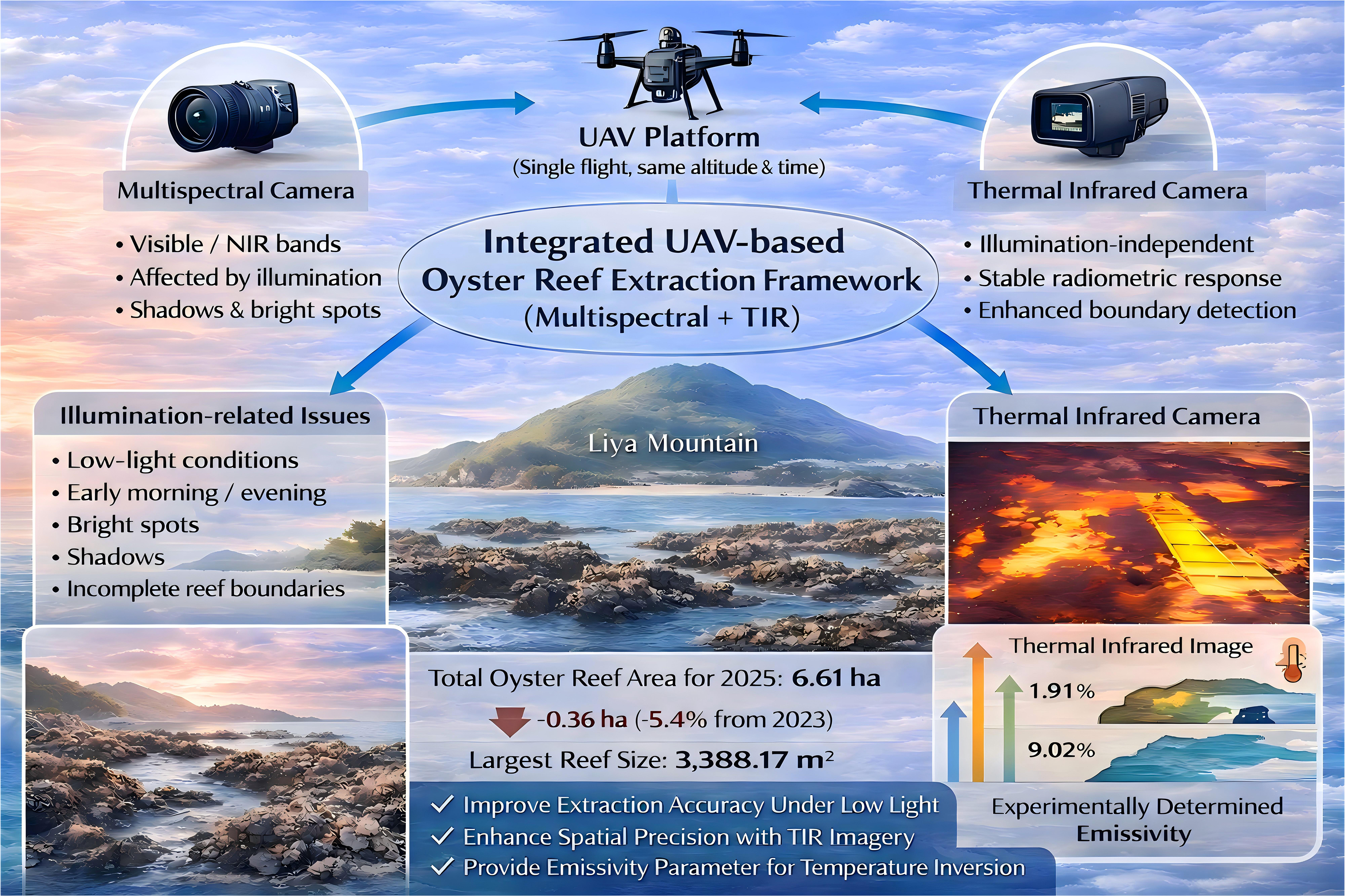 Monitoring of Oyster Reef Spatial Distribution with Thermal Infrared ...