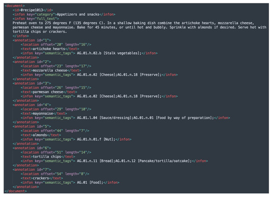 Foods | Free Full-Text | CafeteriaFCD Corpus: Food Consumption Data ...