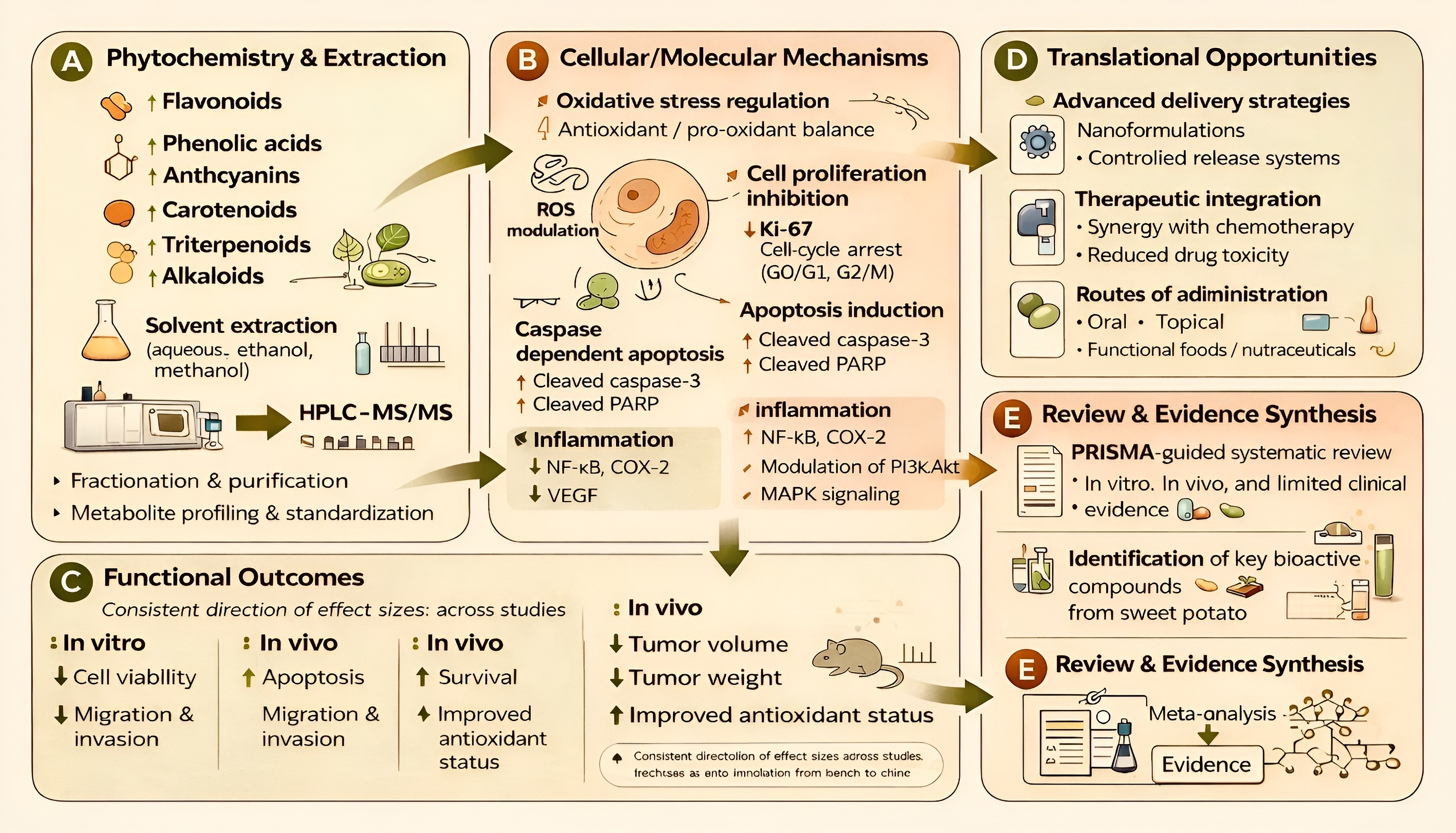 Anticancer Mechanisms of Bioactive Compounds from Sweet Potato (Ipomoea ...
