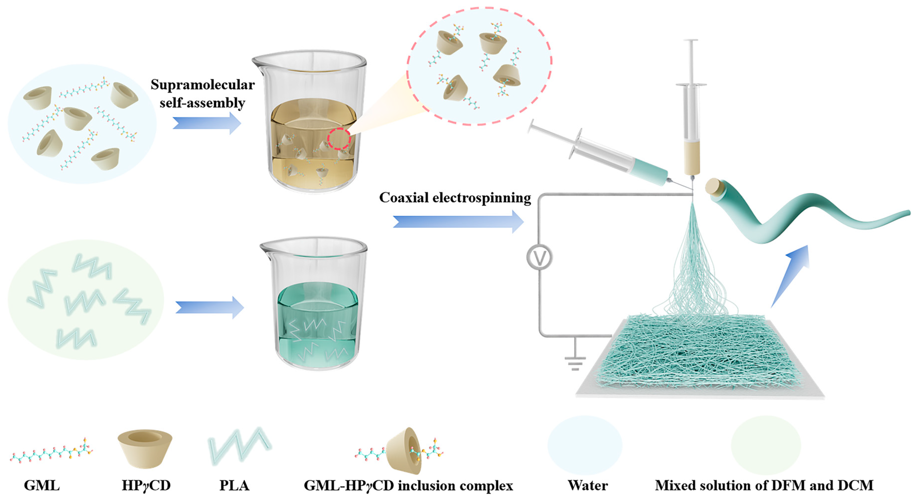 Strategically Designed Coaxial Electrospun Nanofibers of Polylactic ...