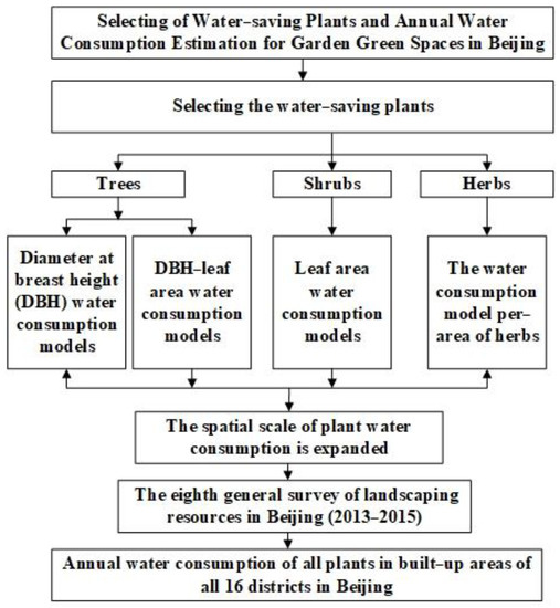 Selection of Water-Saving Plants and Annual Water Consumption ...
