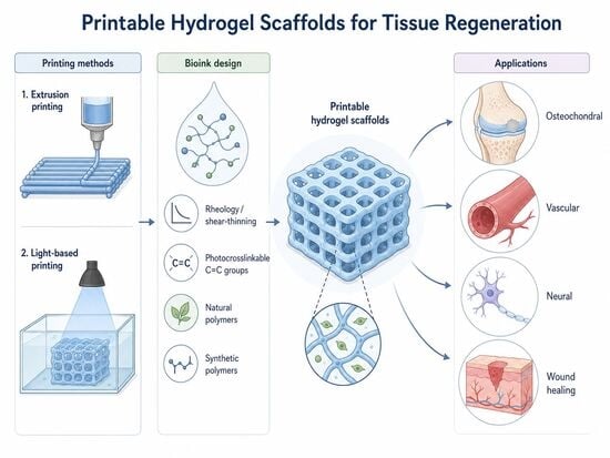 From Printability to Biofunctionality: 3D-Printed Hydrogel Scaffolds ...