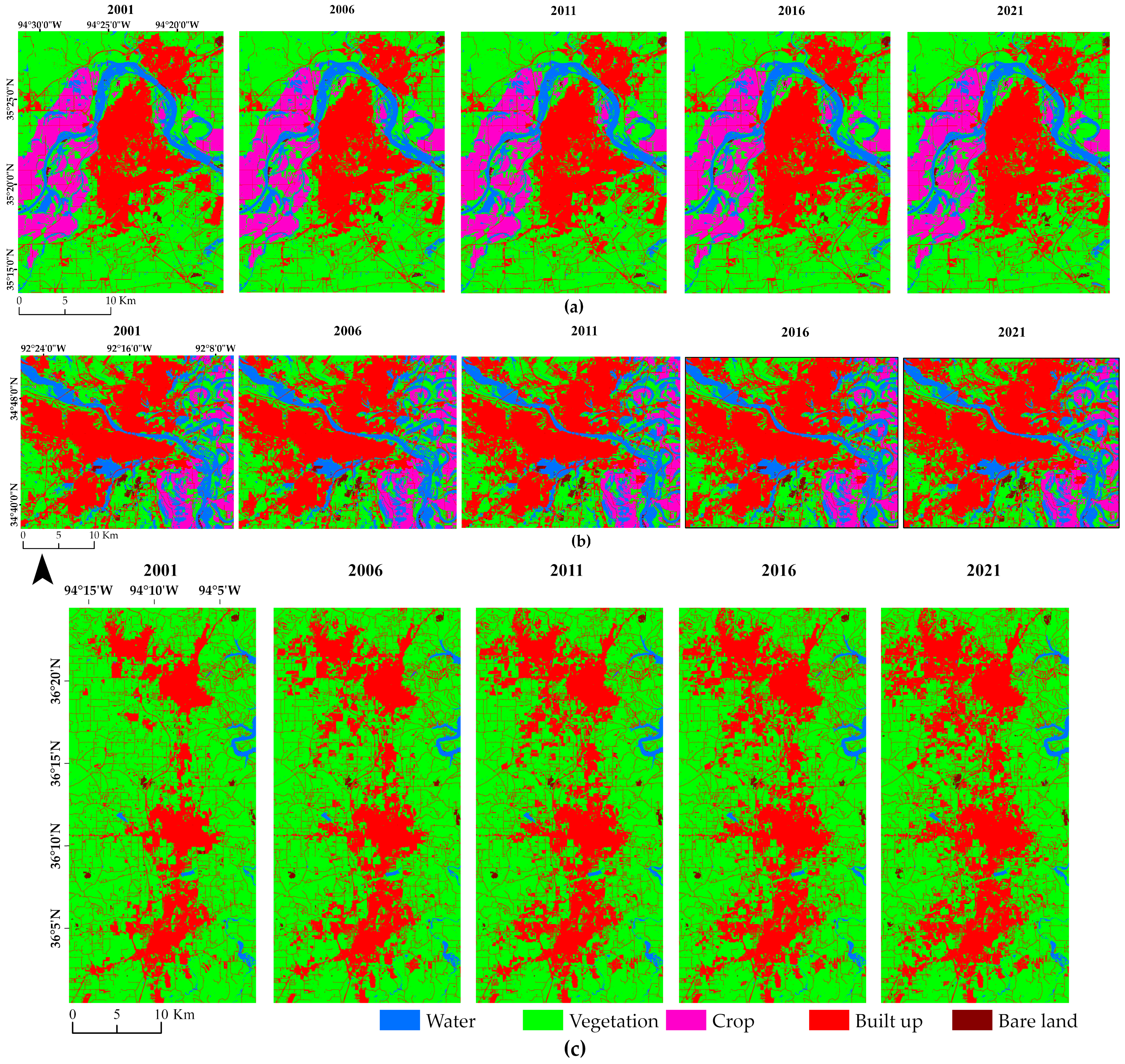 An Integrated CA–Markov Modeling Framework for Forecasting Land Use and ...