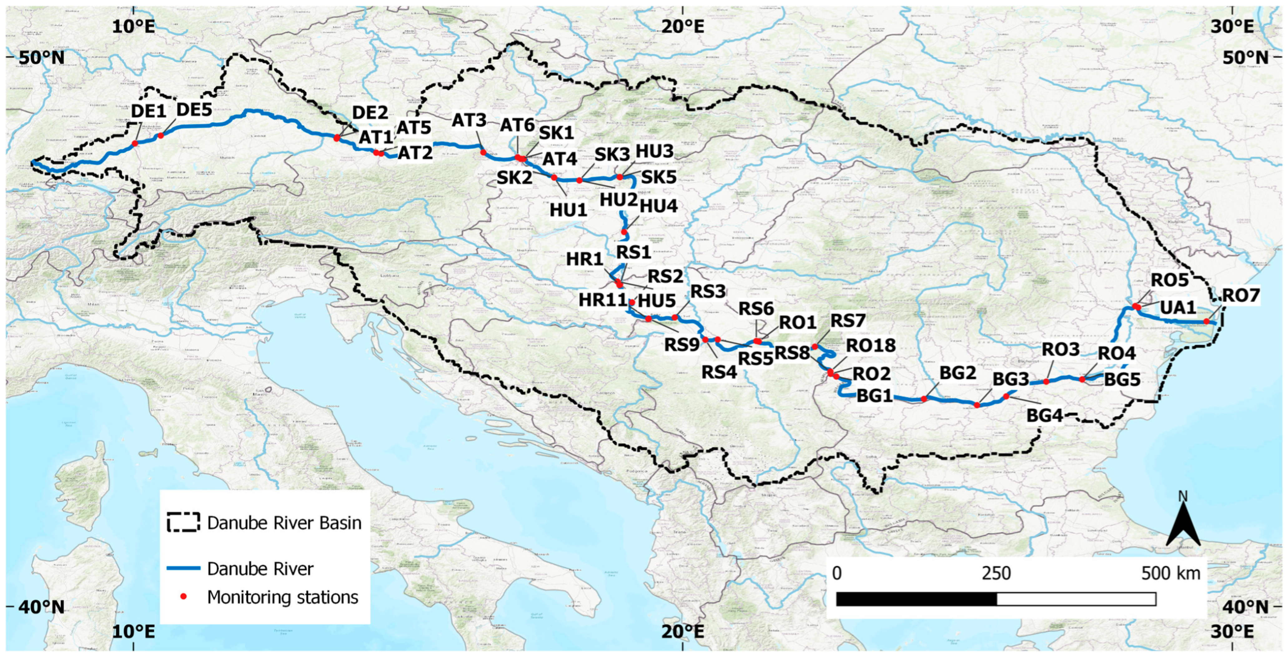Development of an Adapted Water Quality Index for the Danube River ...