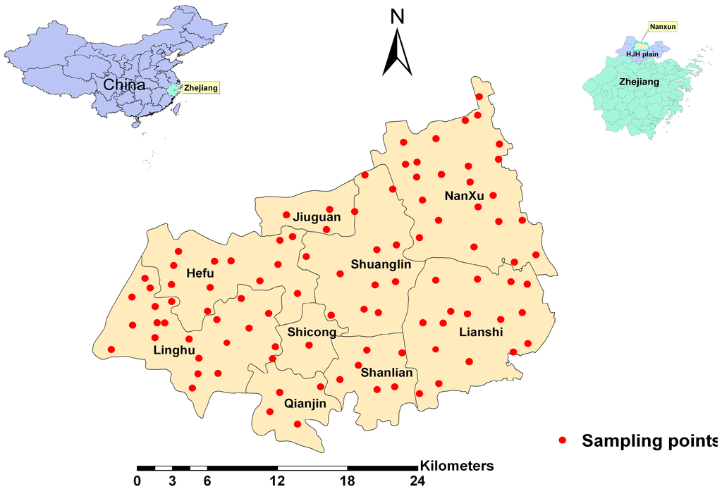 Contamination and Spatial Variation of Heavy Metals in the Soil-Rice ...