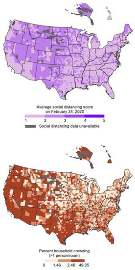 Social Distancing Associations with COVID-19 Infection and Mortality ...