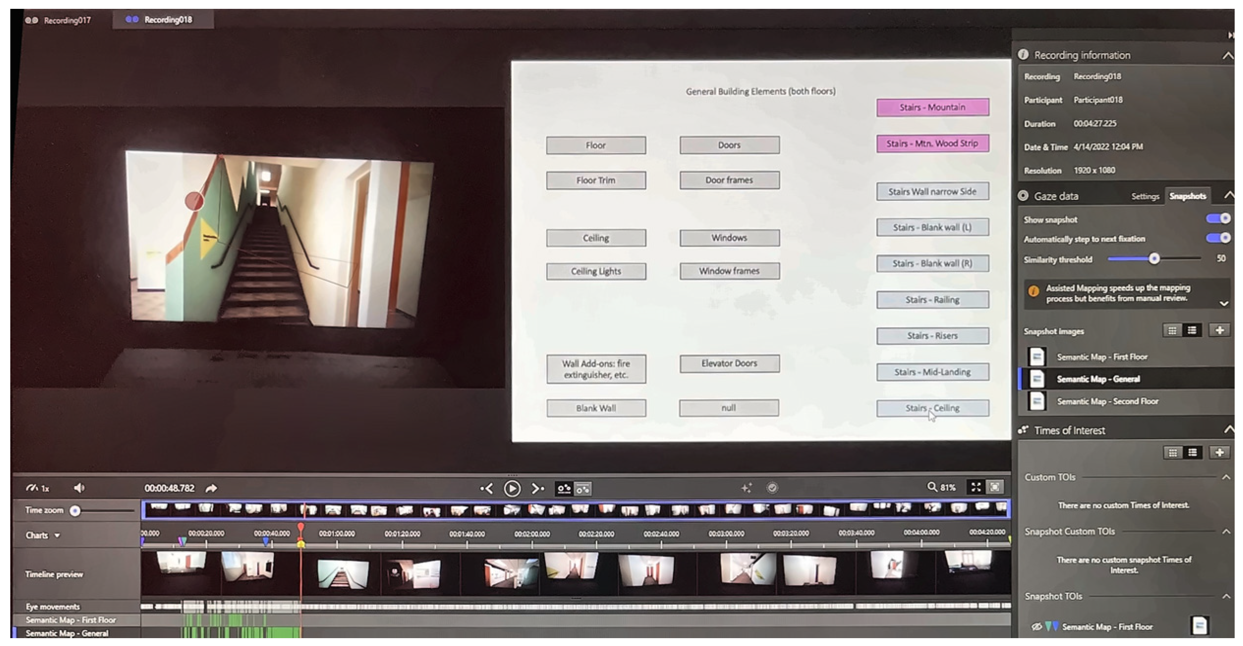 Visualizing Spatial Cognition for Wayfinding Design: Examining Gaze ...