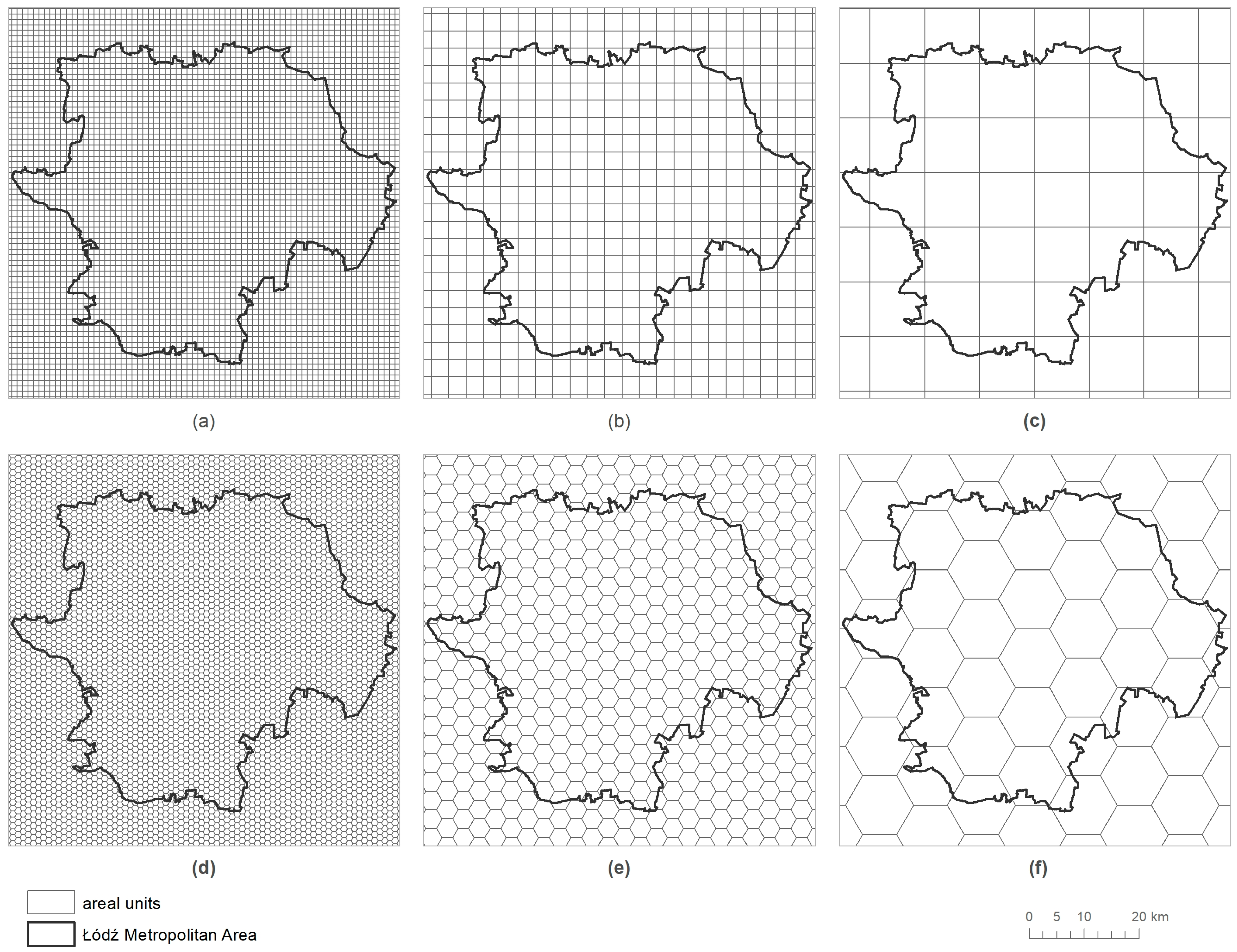 Scale and Aggregation Effects of MAUP on Built-Up Area Concentration ...