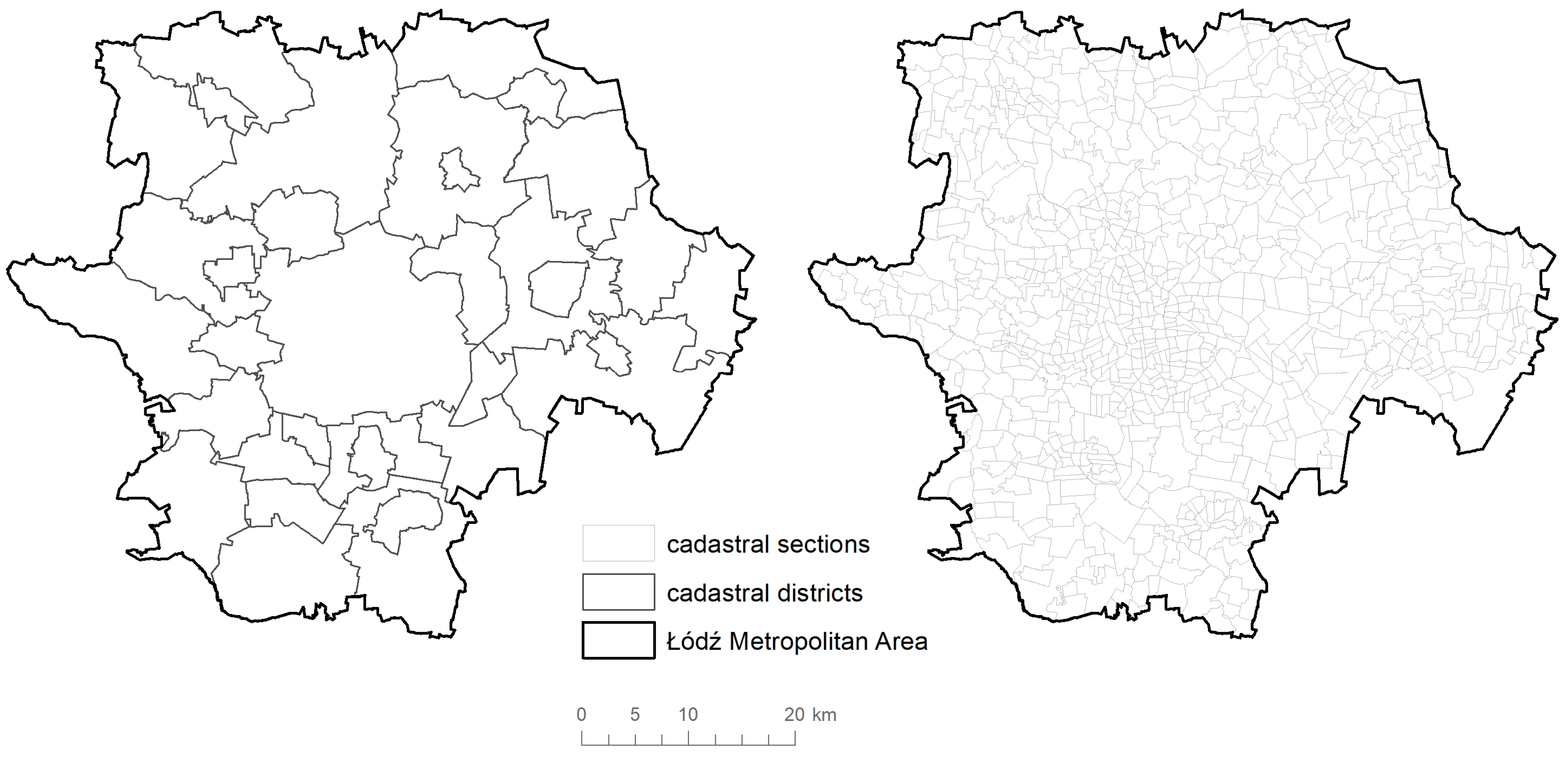 Scale and Aggregation Effects of MAUP on Built-Up Area Concentration ...