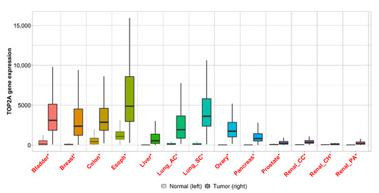 TNMplot.com: A Web Tool for the Comparison of Gene Expression in Normal ...